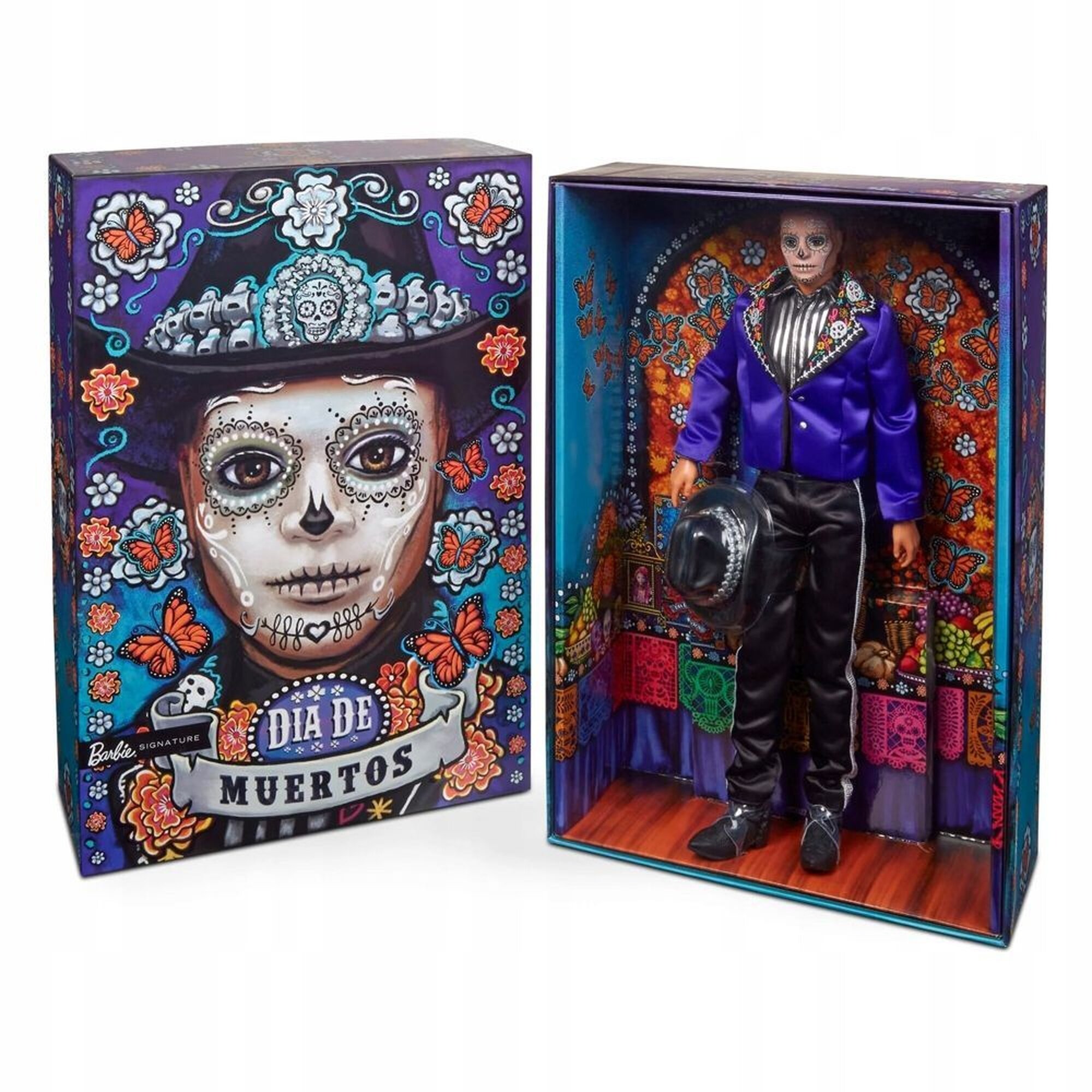 Кукла Barbie Mattel Dia De Muertos Ken - Коллекционная кукла Барби Кен HJX15