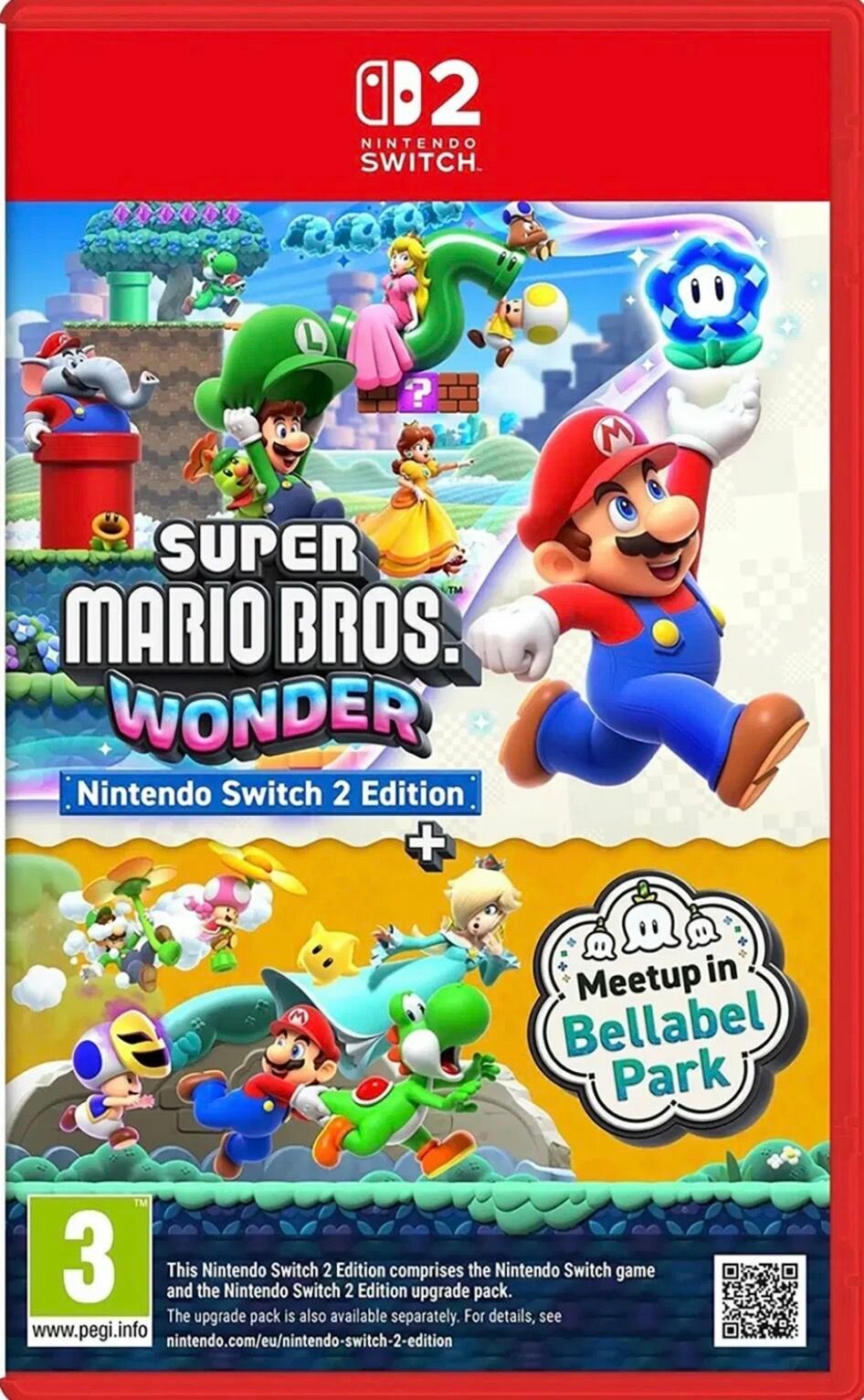Игра Super Mario Bros. Wonder + Meetup in Bellabel Park (Nintendo Switch 2, Русская версия)