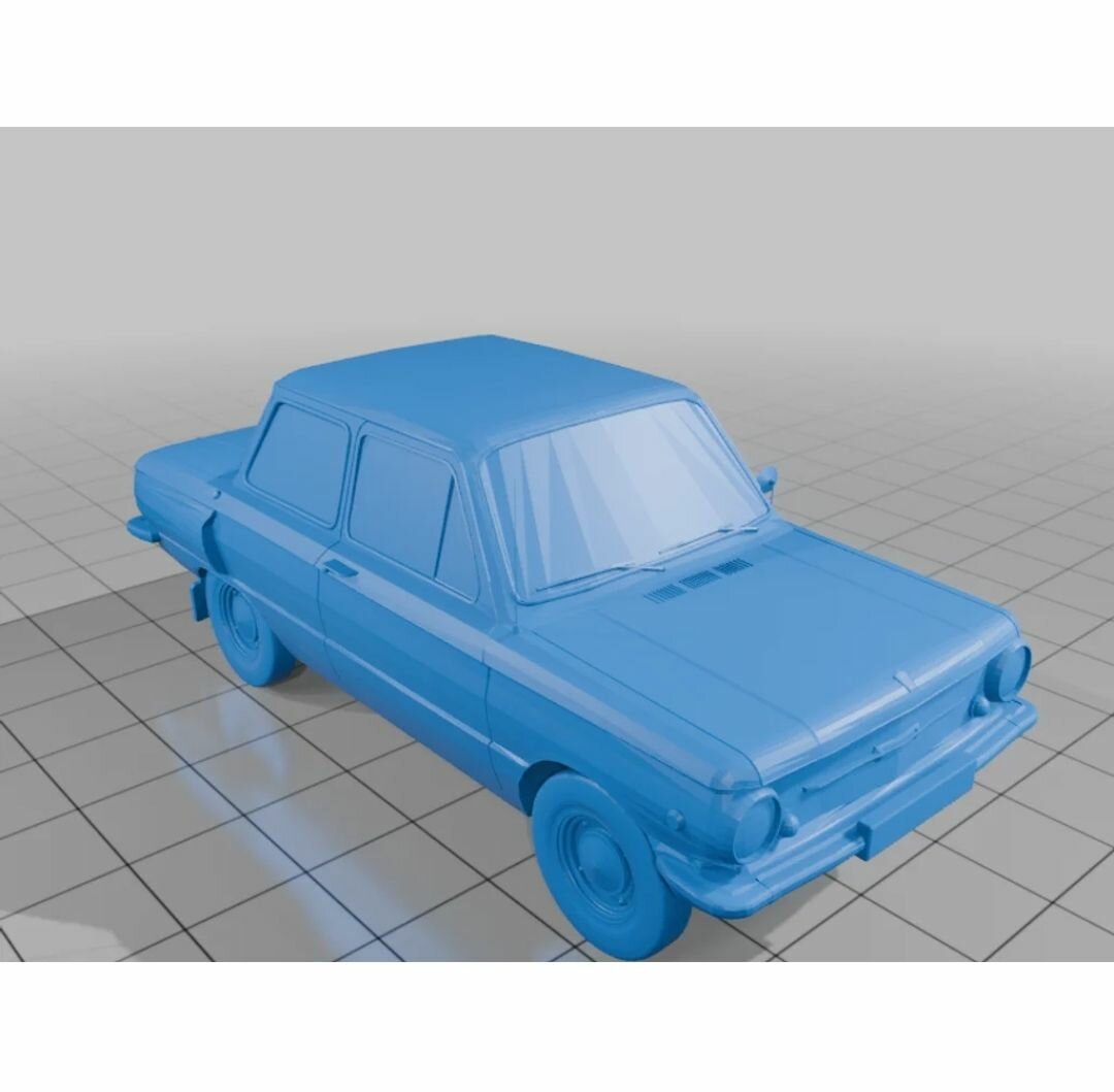 ЗАЗ-968. Масштабная модель 1:72.