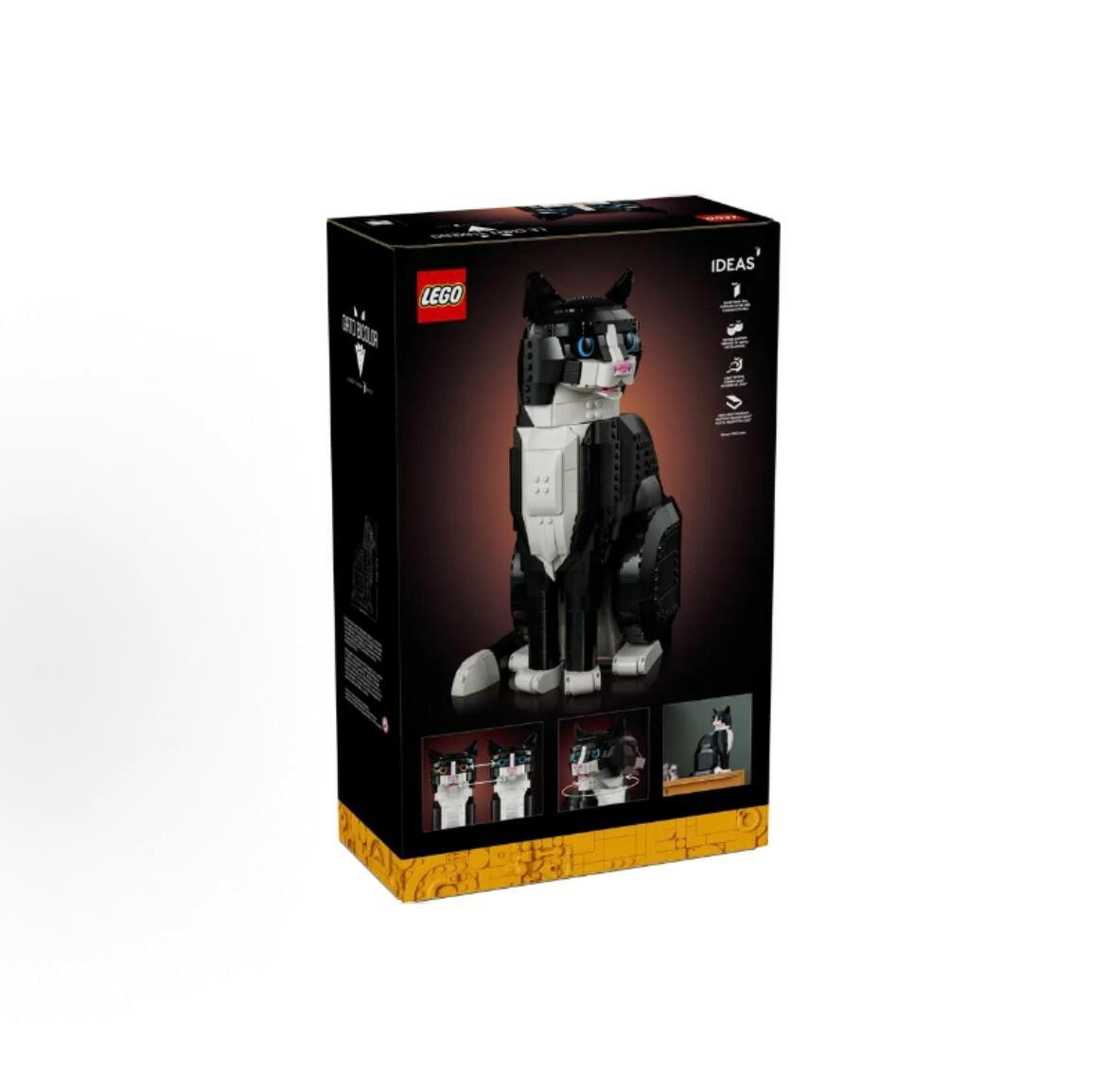 Конструктор LEGO Ideas 21349 Чёрно-белый кот, 1710 элементов