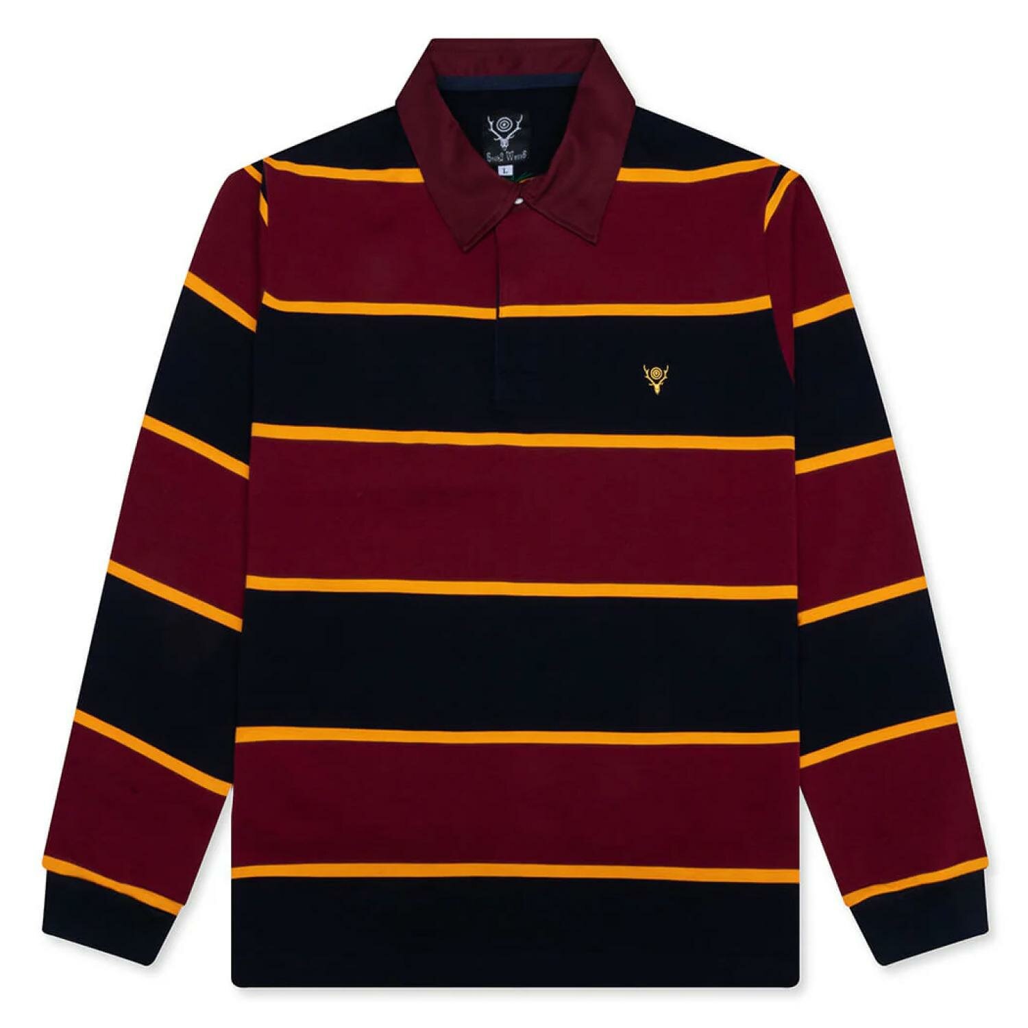 Лонгслив Поло South2 West8 Rugger Shirt - Cotton Plainstitch