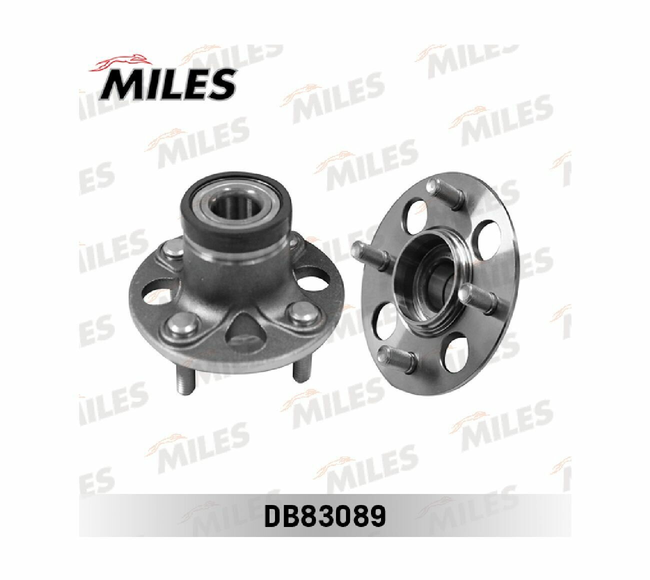 Ступица с подшипником задняя +ABS, HONDA JAZZ I 02-08, MILES DB83089