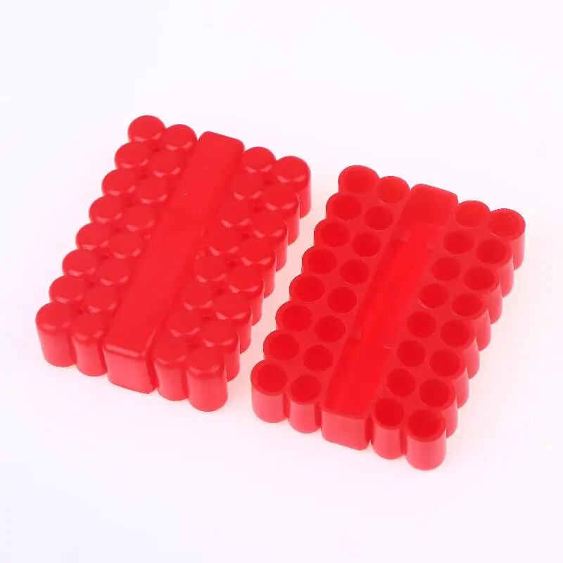 Держатель для бит отвертки из ПВХ 32 hole Red 2pcs