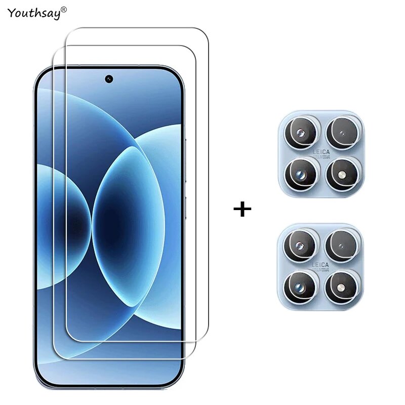 Защитное стекло для iPhone 13, 2 Glass и 2 Lens
