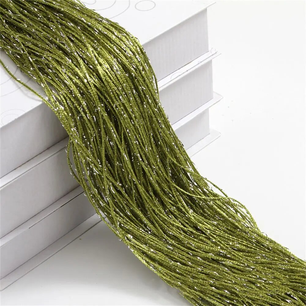 Струнные занавески из ПВХ 100х200 см army green