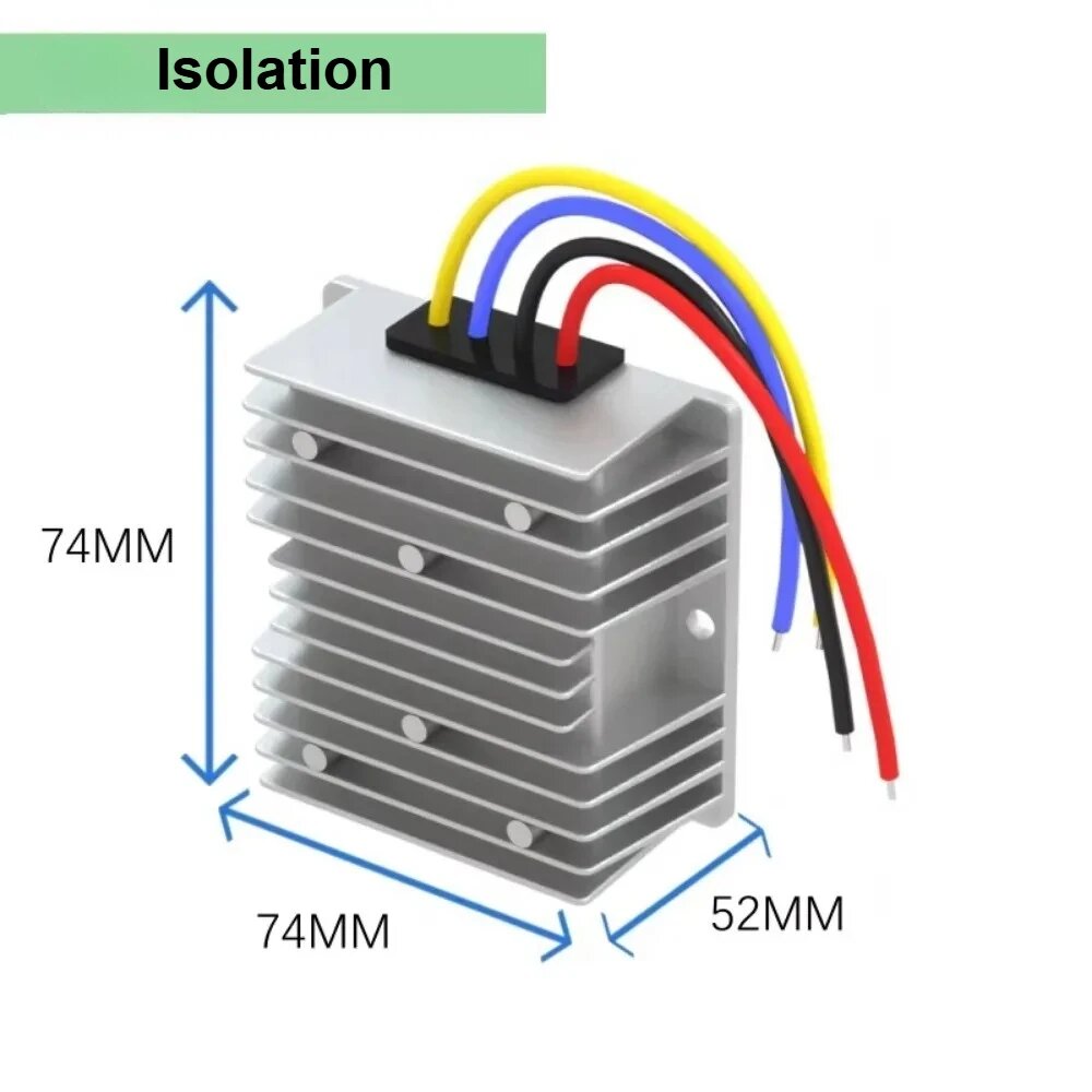 WAOHEI DC-DC преобразователь 9-150В в 13.8В 75-150V, 13.8V 10A-Y2