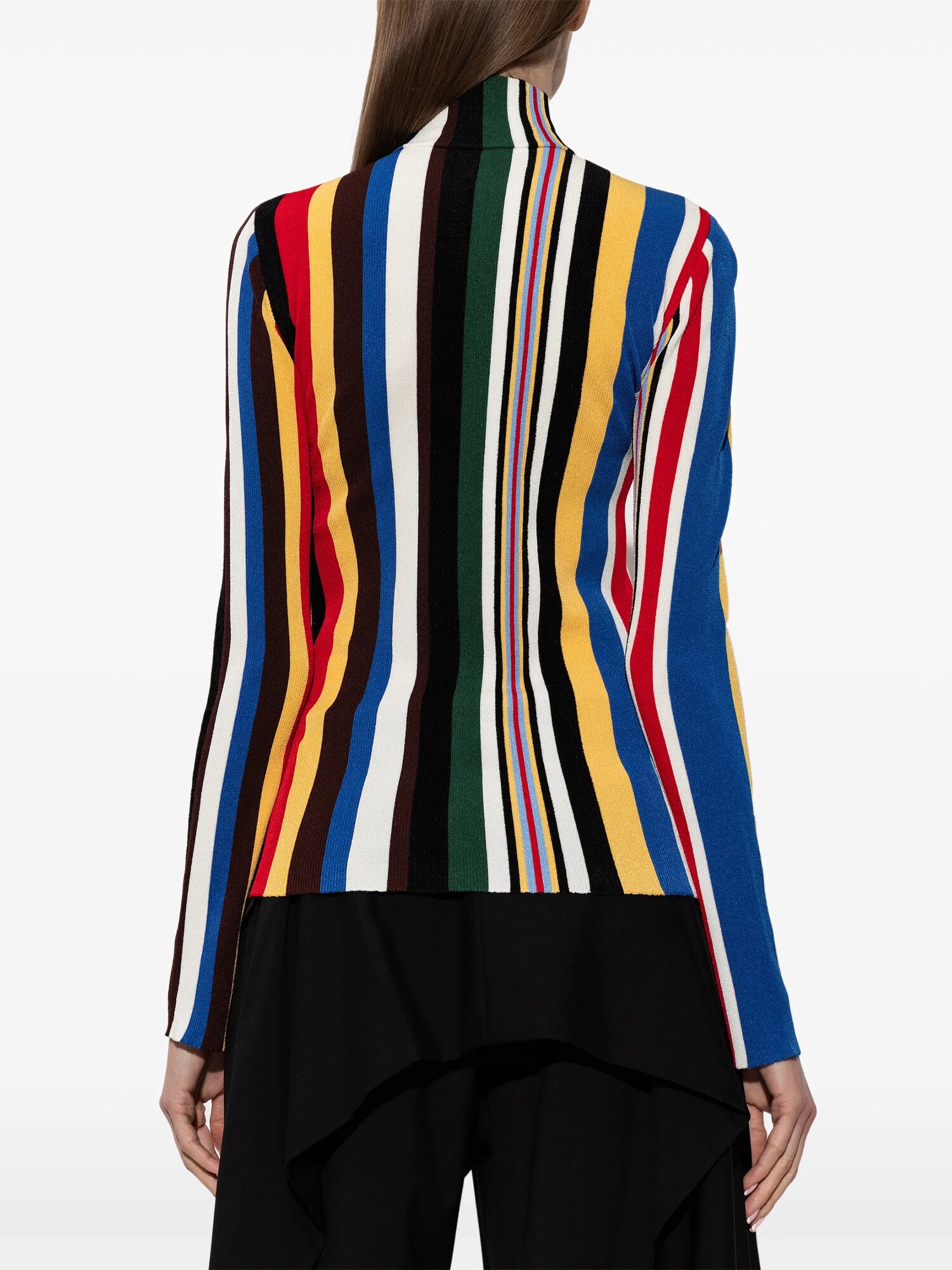 Топ Loewe Striped ribbed top, размер S, red — фото 1