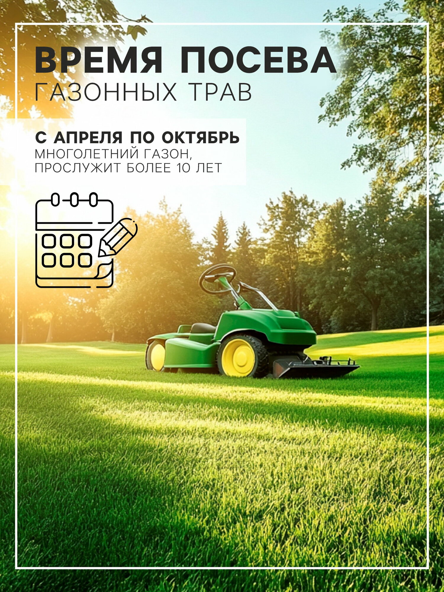 Газон "Гном" 5 кг, посев (посадка) в грунт: апрель, место выращивания: открытый грунт — фото 1