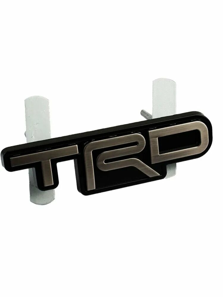 Черный-серый-Новый логотип TRD, Значок передней решетки с болтом Для Toyota Tundra 4runner Camry Tacoma REIZ