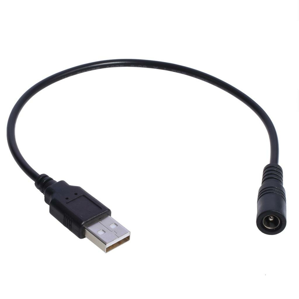 USB 2.0 Type-A — разъём питания 5,5×2,1 мм
