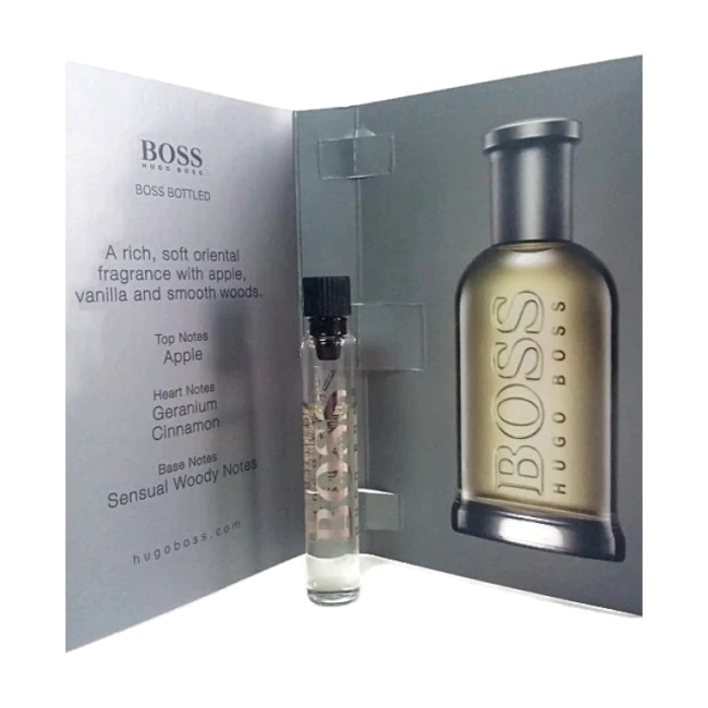 Туалетная вода Hugo Boss Bottled для мужчин 1.5 мл миниатюра / Хуго Босс Ботлед сэмпл