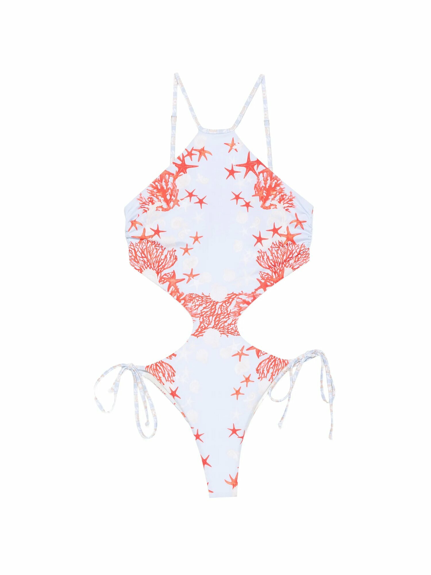 Купальник Cut-out starfish-print swimsuit