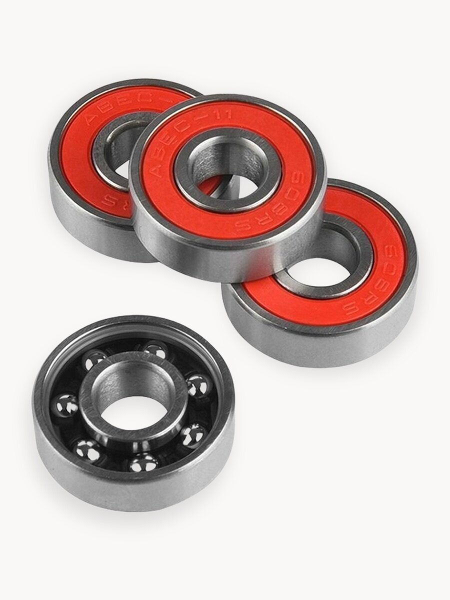 Подшипники 608, 2RS ABEC-11, нержавеющая сталь, резиновая прокладка с двух сторон, 10шт