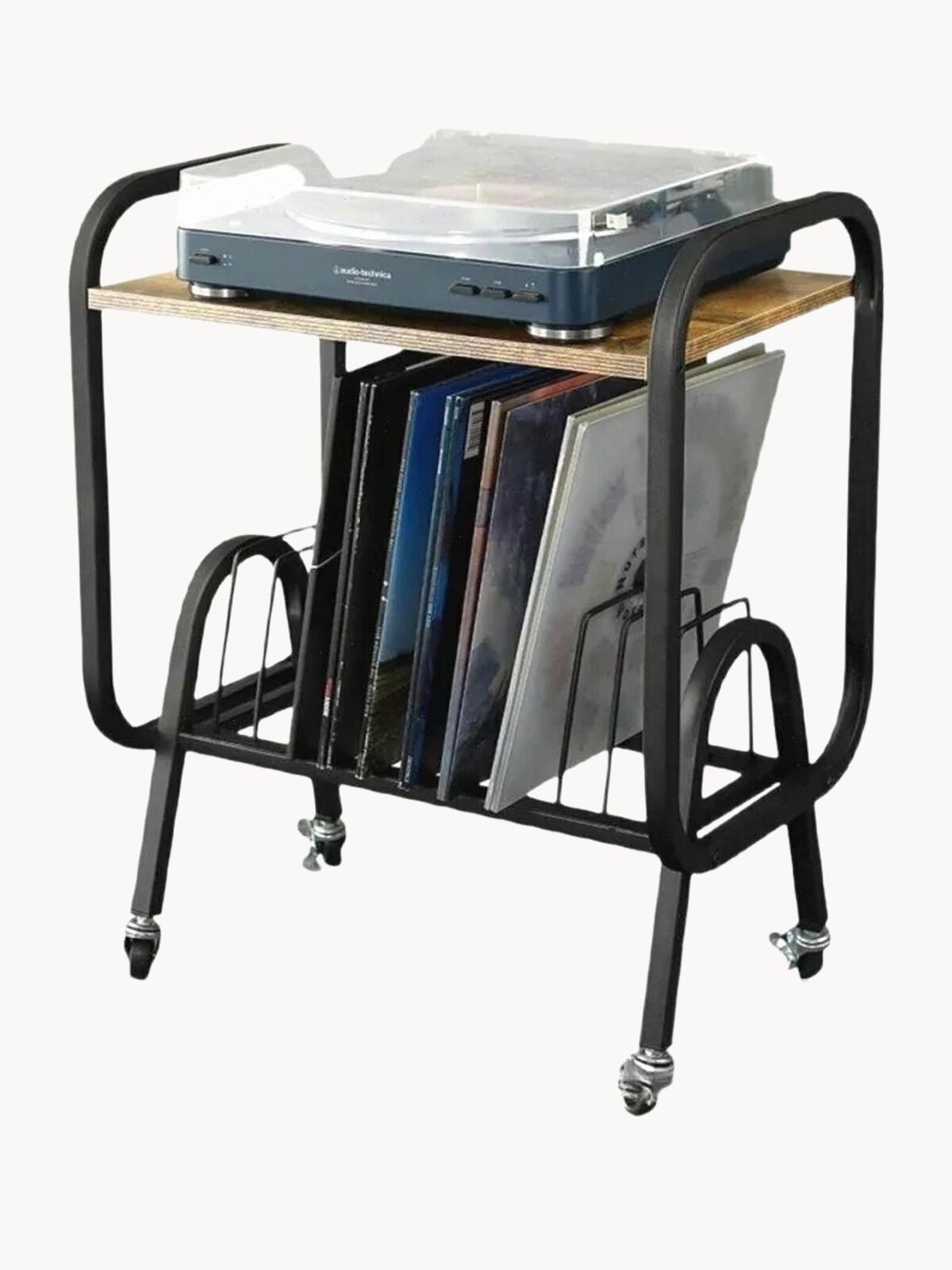 Xiaomi YouPin Подставка под проигрыватель винила, тумба для аудиотехники/Можно хранить в двух слоях, 48X35X65CM