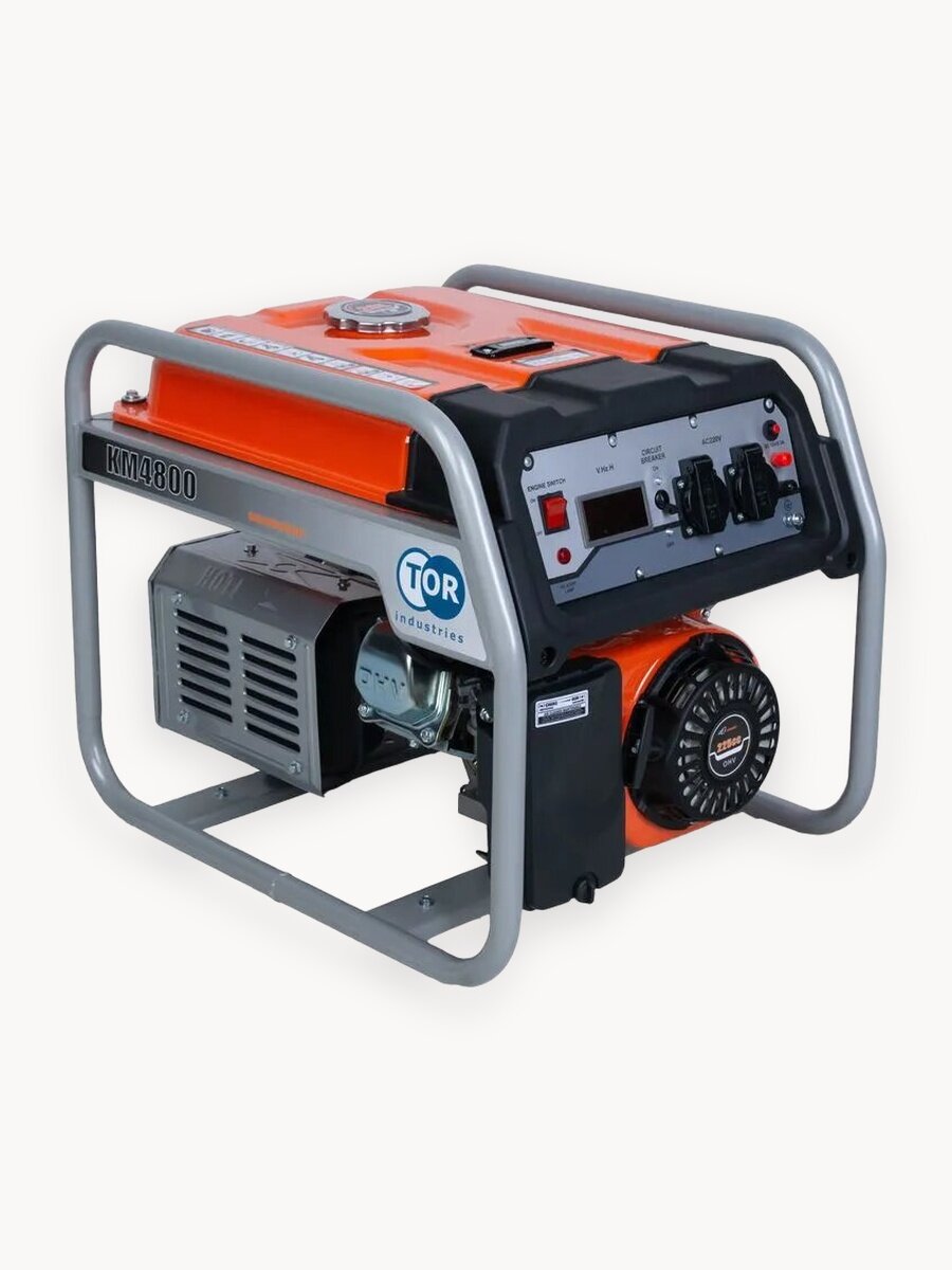 1018115 Генератор бензиновый TOR KM4800H 3,3 кВт 220В 16 л с ручным запуском