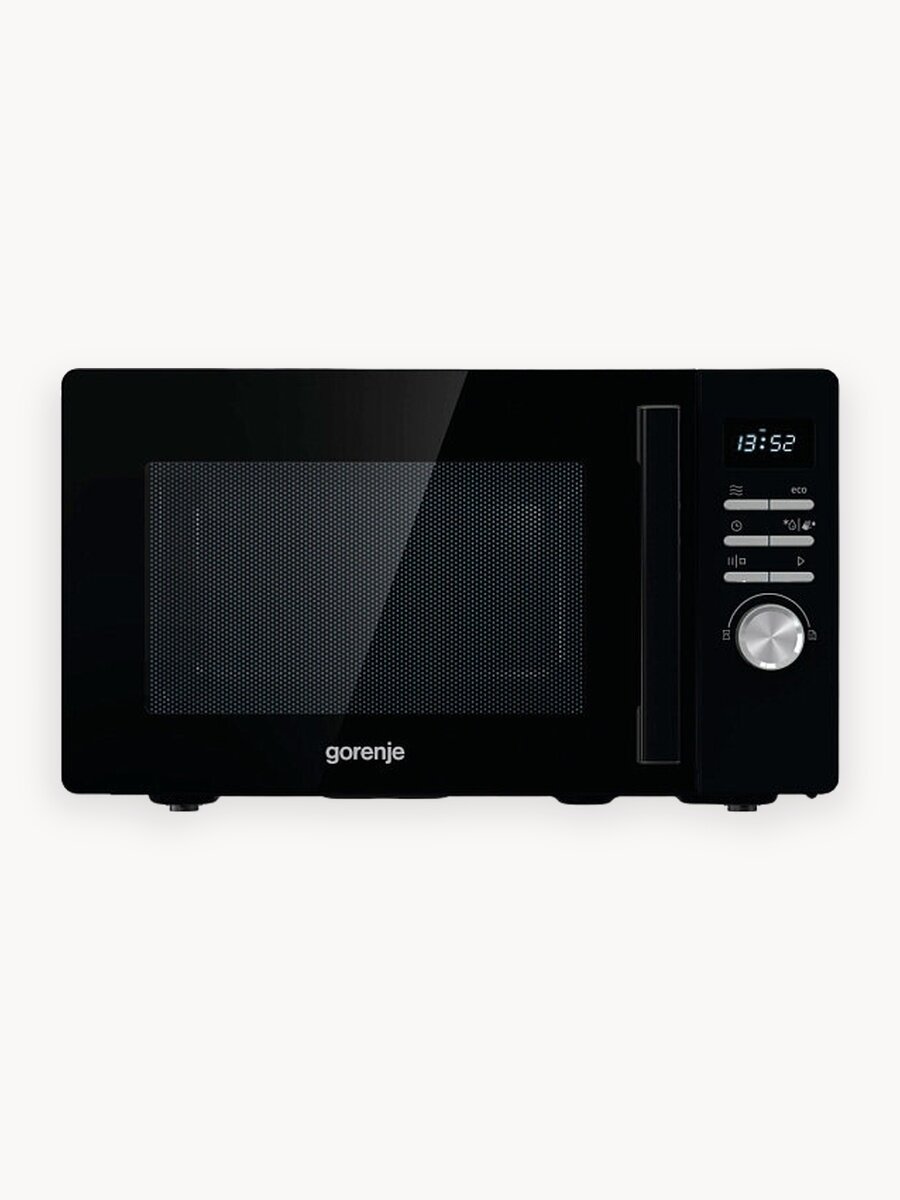 Микроволновая печь Gorenje MO23A3BH черный, мощность 800Вт, объем 23л, покрытие камеры эмаль, электронное управление