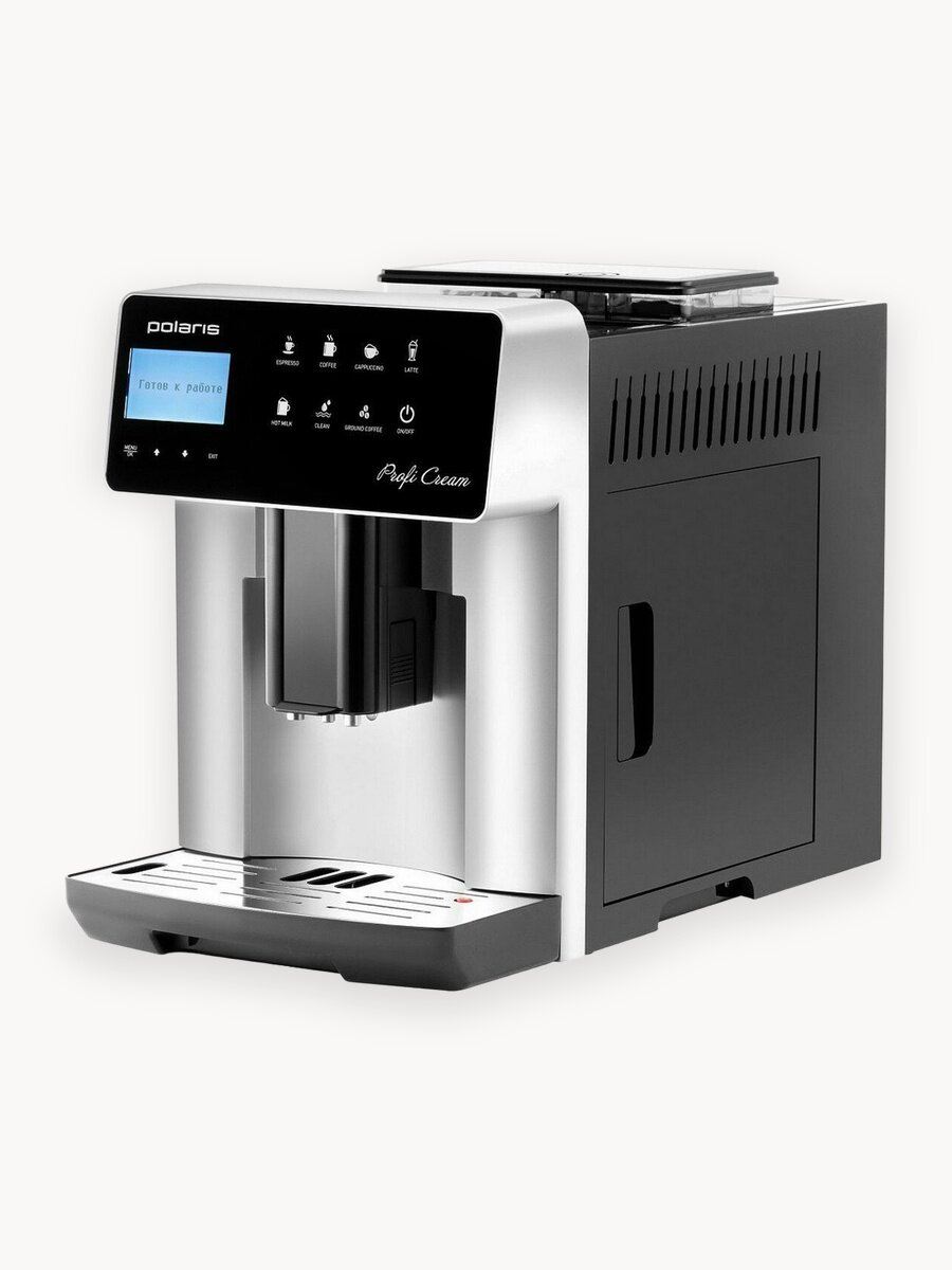 Кофемашина автоматическая Polaris PACM 2055AC, серебристый/черный
