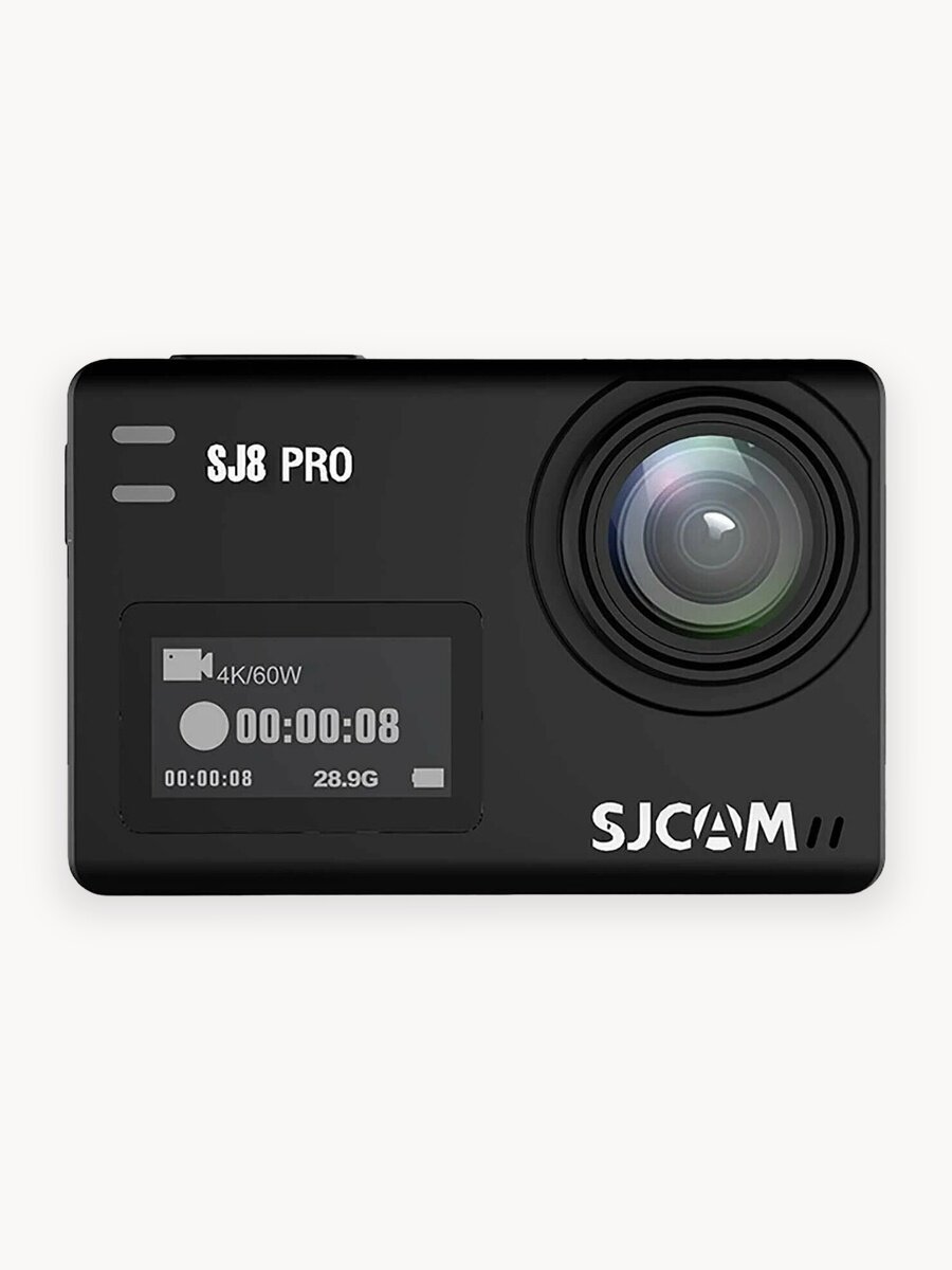 Экшн-камера SJCAM SJ8 Pro (Full box), 12МП, 3840x2160, 1200 мА·ч, черный