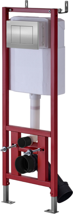 Система инсталляции для унитазов D&K DI8140116 с клавишей хром