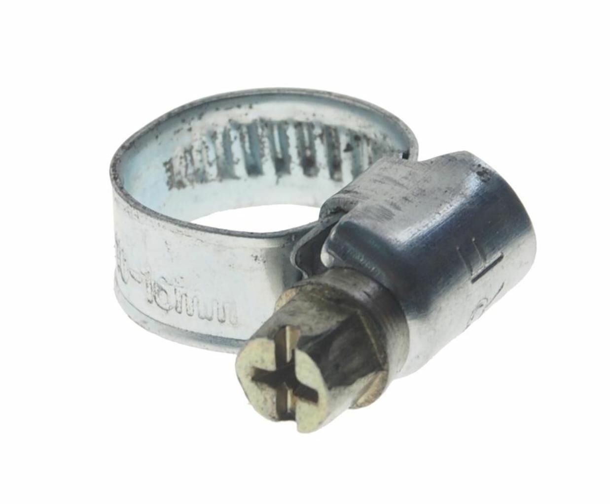 Хомут ленточный 010-016мм (9мм) червячный сталь, арт RF1016 ROCKFORCE