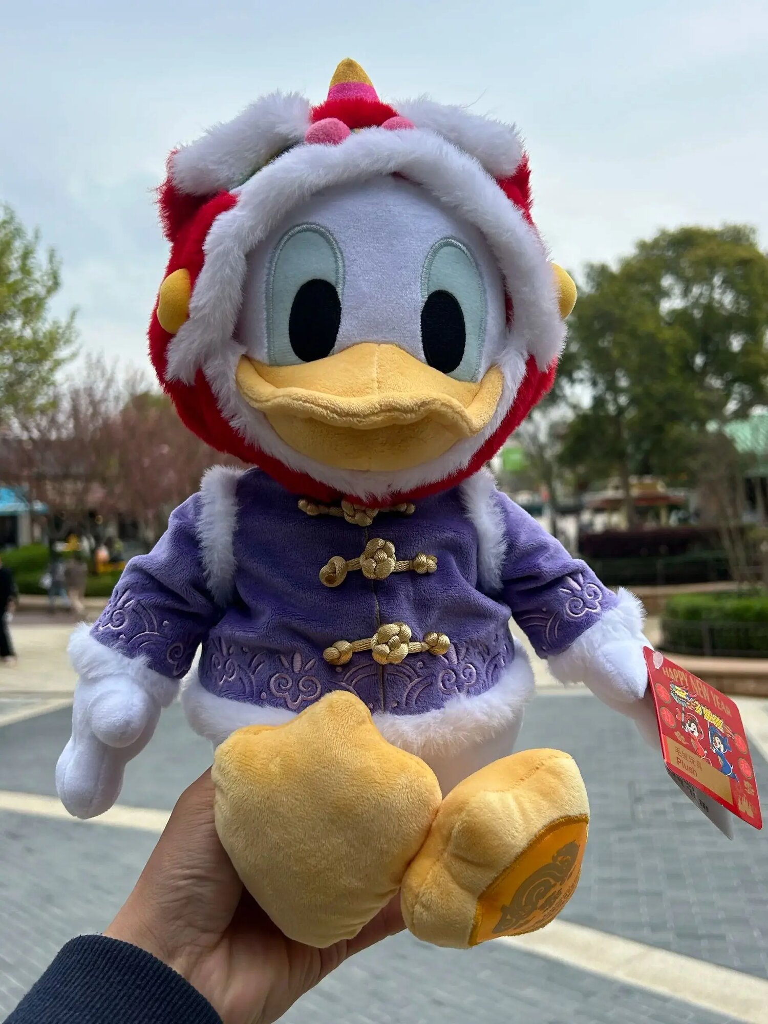 Shanghai Disneyland 2024 Donald Duck плюшевая игрушка