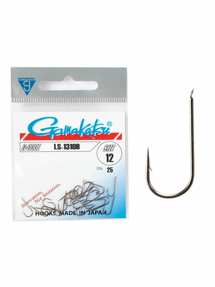 Крючки Gamakatsu LS-1310B HOOKS BRONZE размер 12 (упк.25шт.)