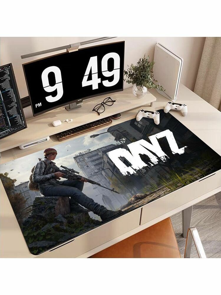 DAYZ Масштабная игра про зомби-апокалипсис, киберспортивный игровой коврик для мыши, коврик для рабочего стола ноутбука, нескользящая резиновая сторона 40x90xxl
