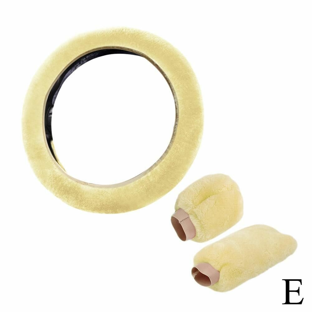 3 шт. универсальный мягкий чехол из искусственного кроличьего меха, теплый зимний чехол на руль