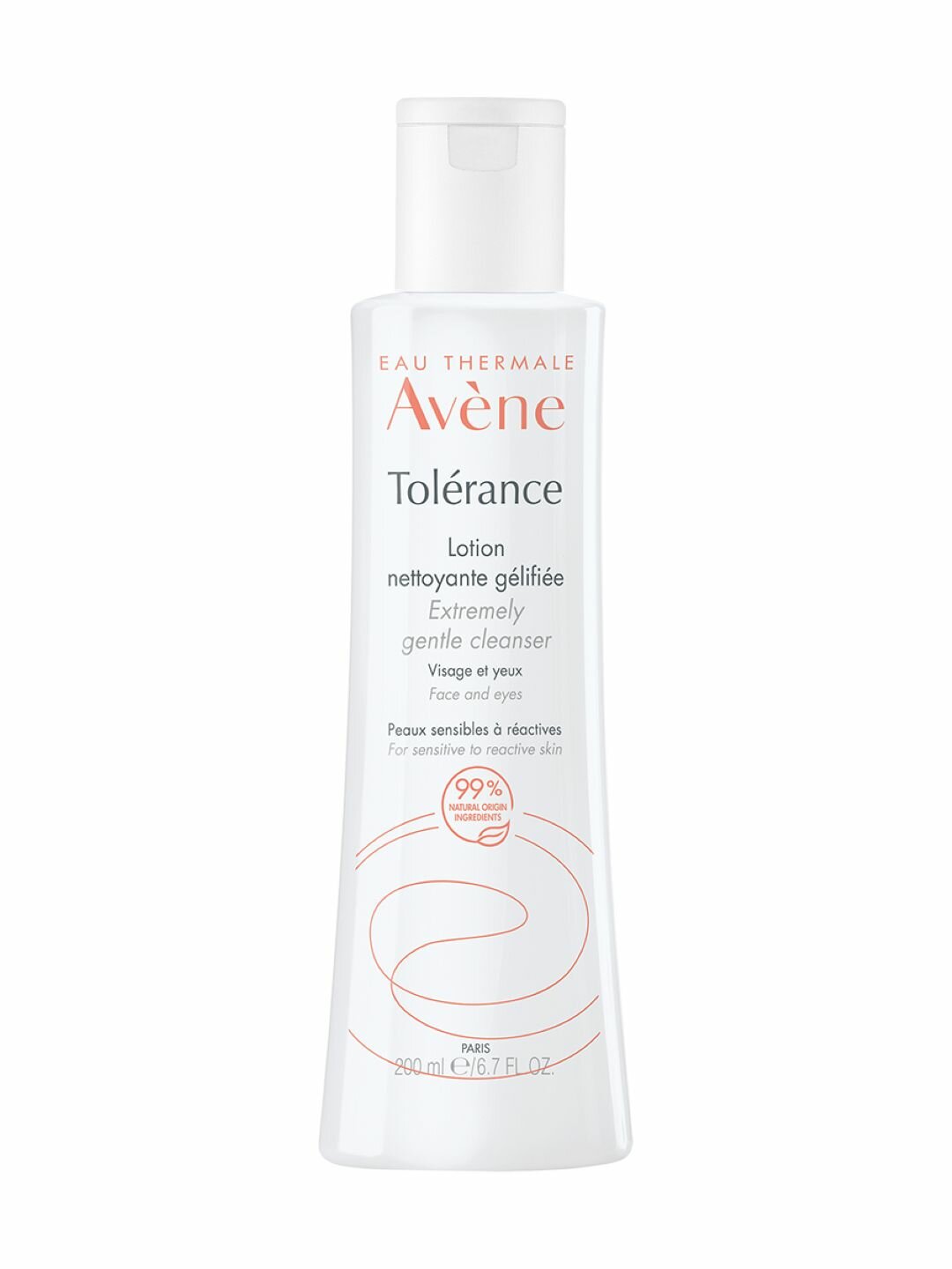 Авен толеранс Мягкий очищающий лосьон, 200 мл | AVENE Tolerance Extremely gentle cleanser