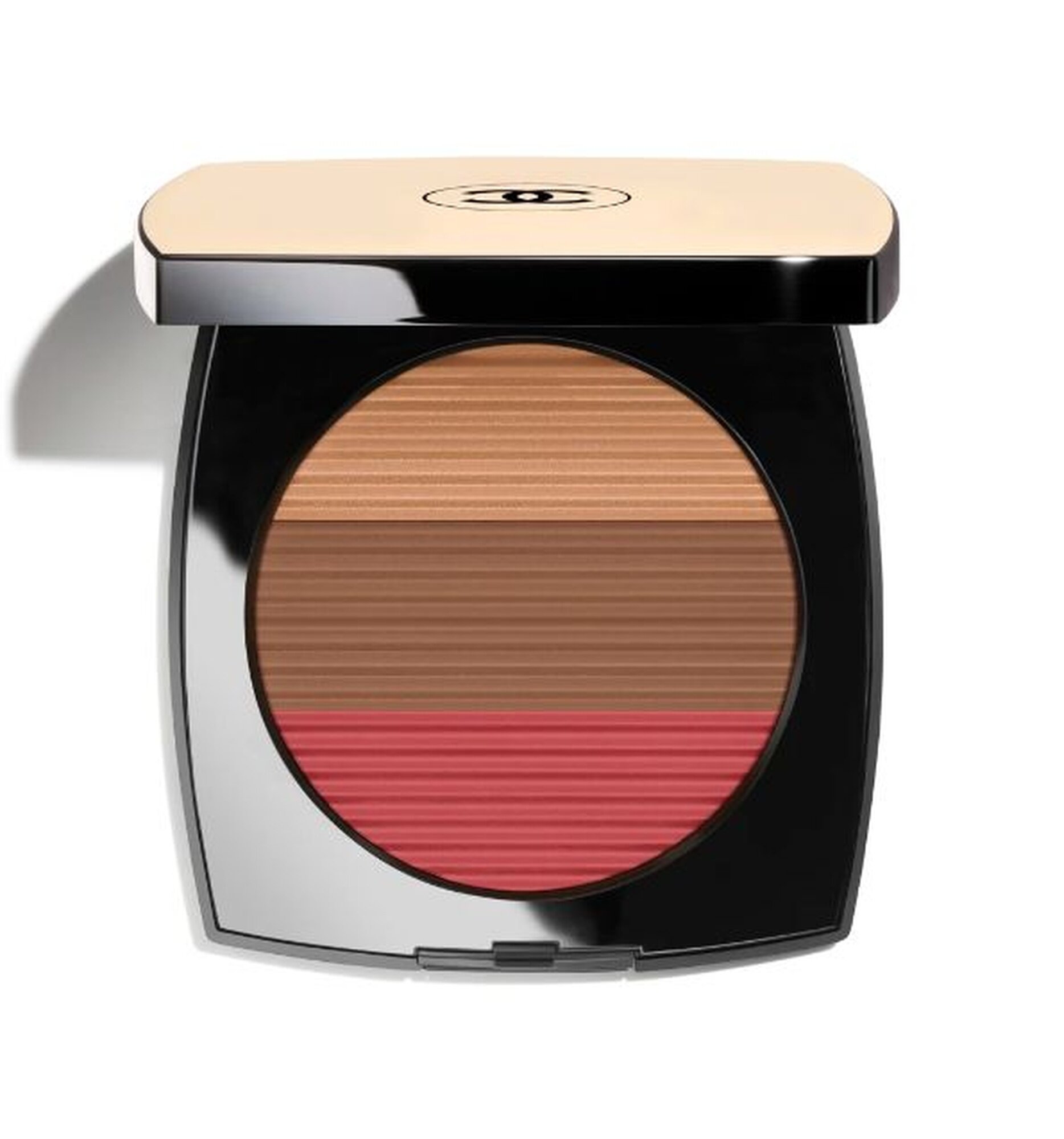 CHANEL LES BEIGES Румяна, бронзер и хайлайтер оттенок DEEP ROSE GOLD