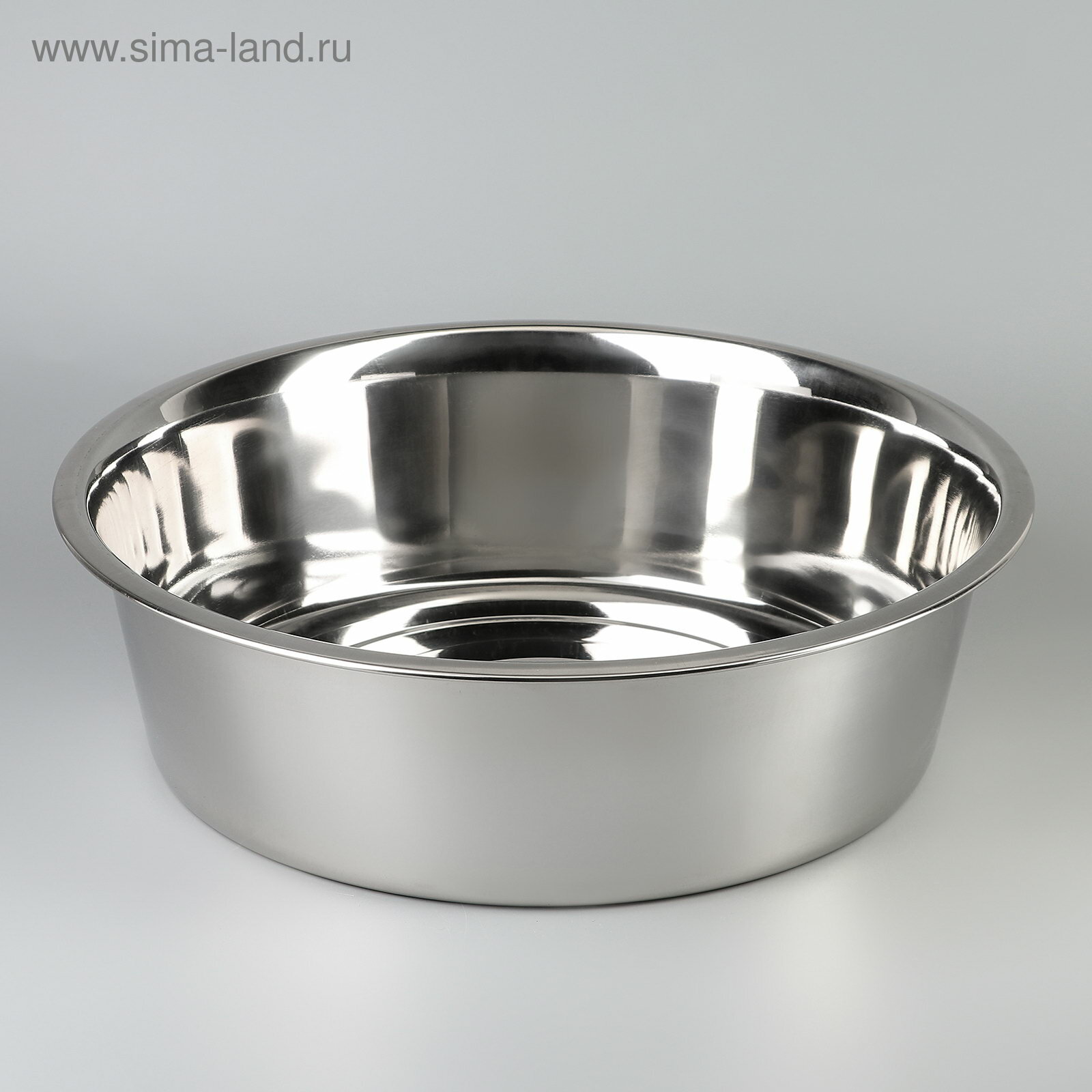 Таз из нержавеющей стали, 9 л, d=39 см, дно d=32 см, тип плиты: для газовой плиты