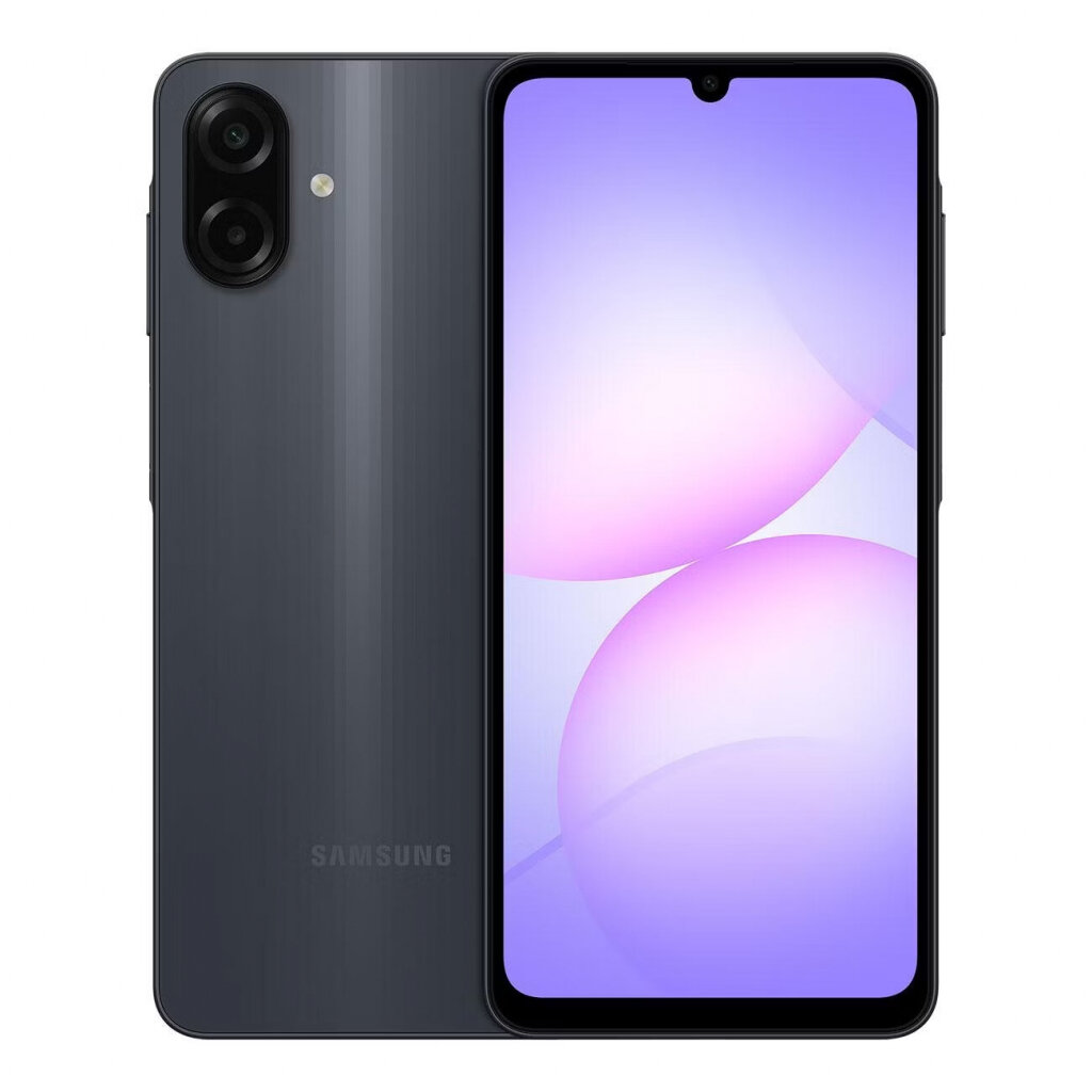 Смартфон Samsung Galaxy A07, 4/64Gb, Global, Black (Черный)