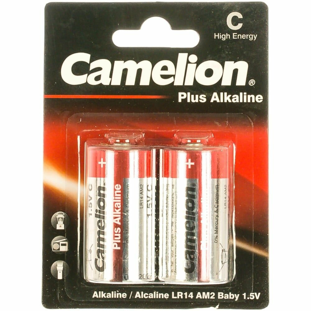 Батарейка Camelion plus alkaline lr14 bl-2 1.5в 1653