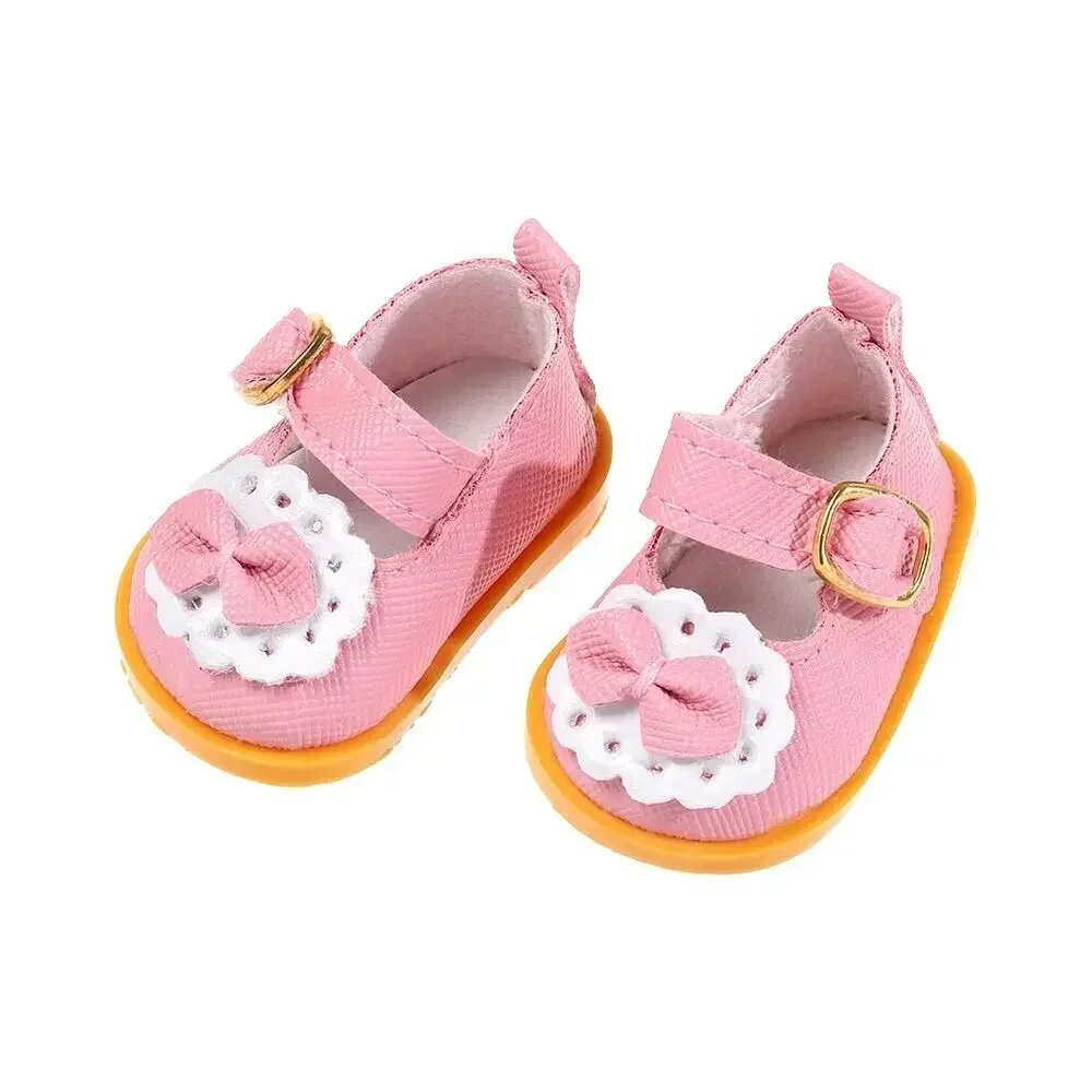 Розовые кукольные туфельки для кукол 20 см, Color: 2