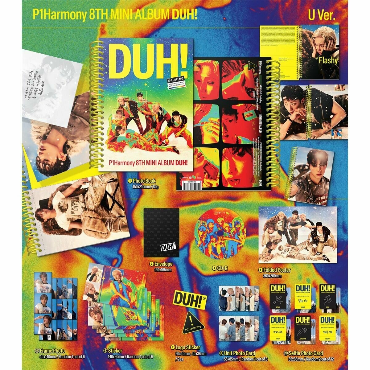 Альбомы P1Harmony - 8th Mini Album DUH!
