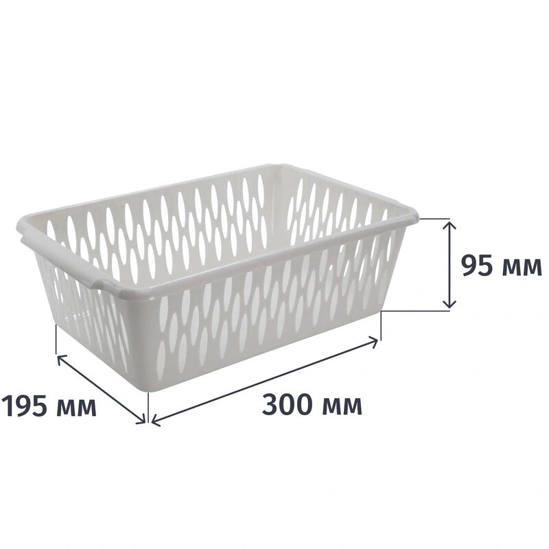 Контейнер для хранения Keeplex Light M 30х19,5х9,5см белое облако