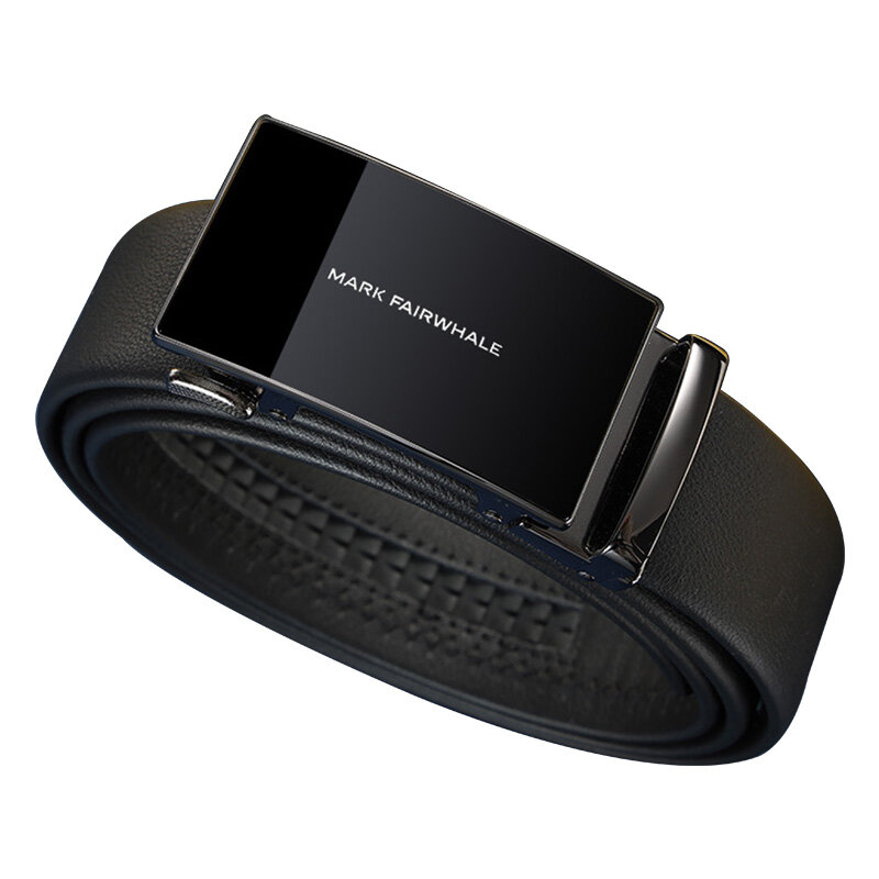 FAIRWHALE Top Grain Cow Leather Genuine Leather Leather Belts Men's Width: 3.5cm 110cm