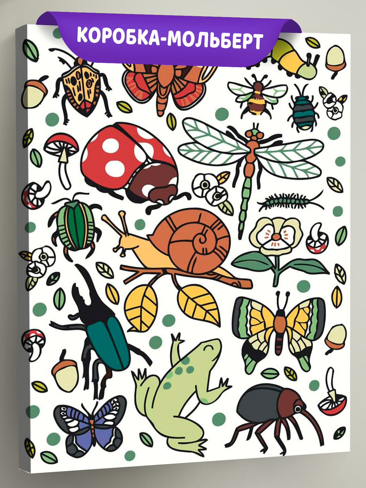 Картина по номерам Цветное