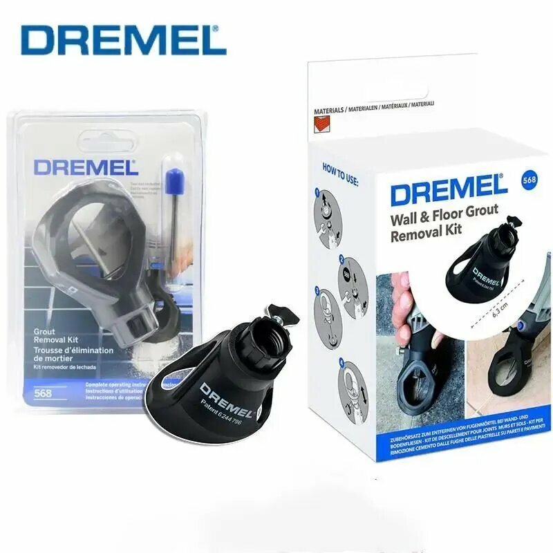 Насадки для гравера Dremel 568, с твердосплавной пластиной, по керамической плитке удаление затирки