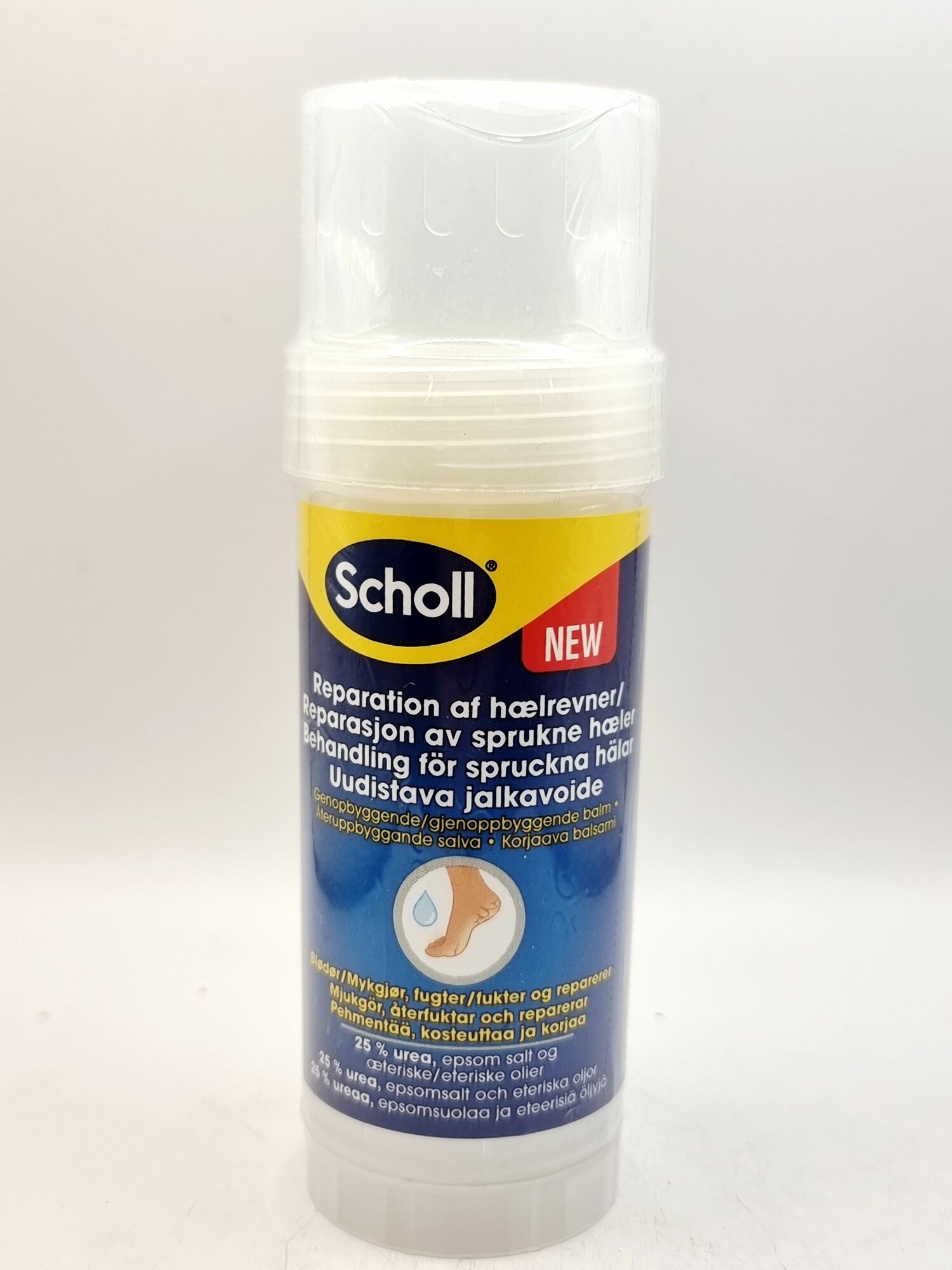 Scholl Бальзам для потрескавшейся кожи пяток Cracked Heel Balm 70 г (США)