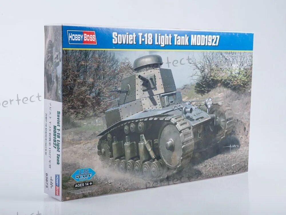 Сборная модель танка Soviet T-18 Light Tank MOD1927, масштаб 1/35