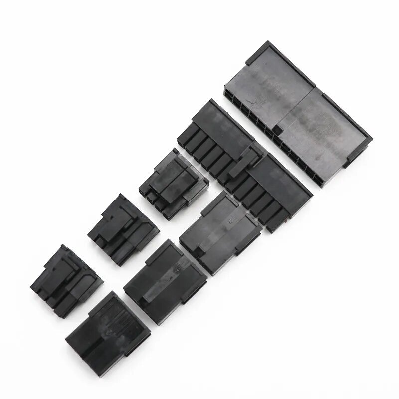Набор разъемов питания Angitu black 2x6 2p
