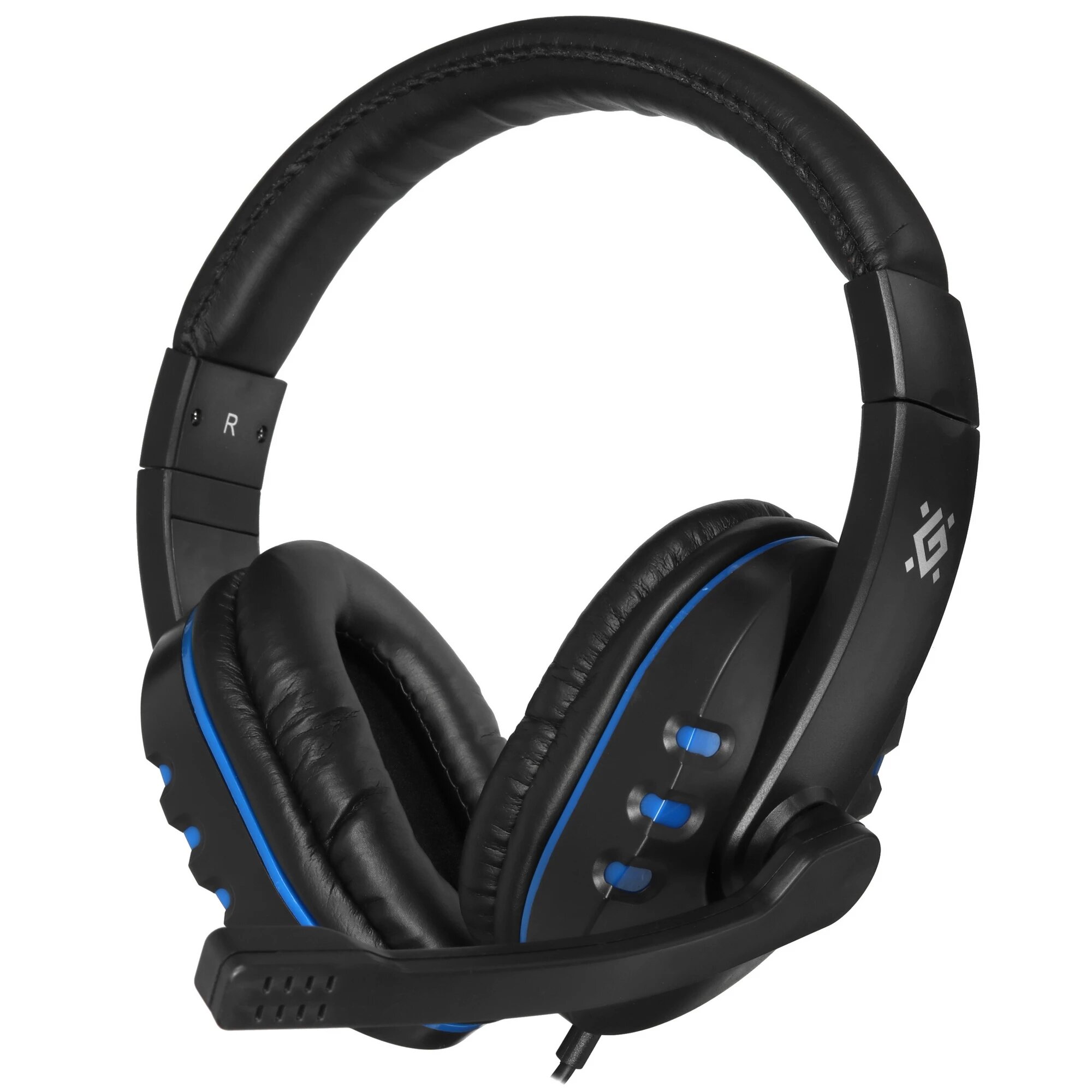 Гарнитура DEFENDER GAMING WARHEAD G - 160 BLACK/BLUE, (64118)