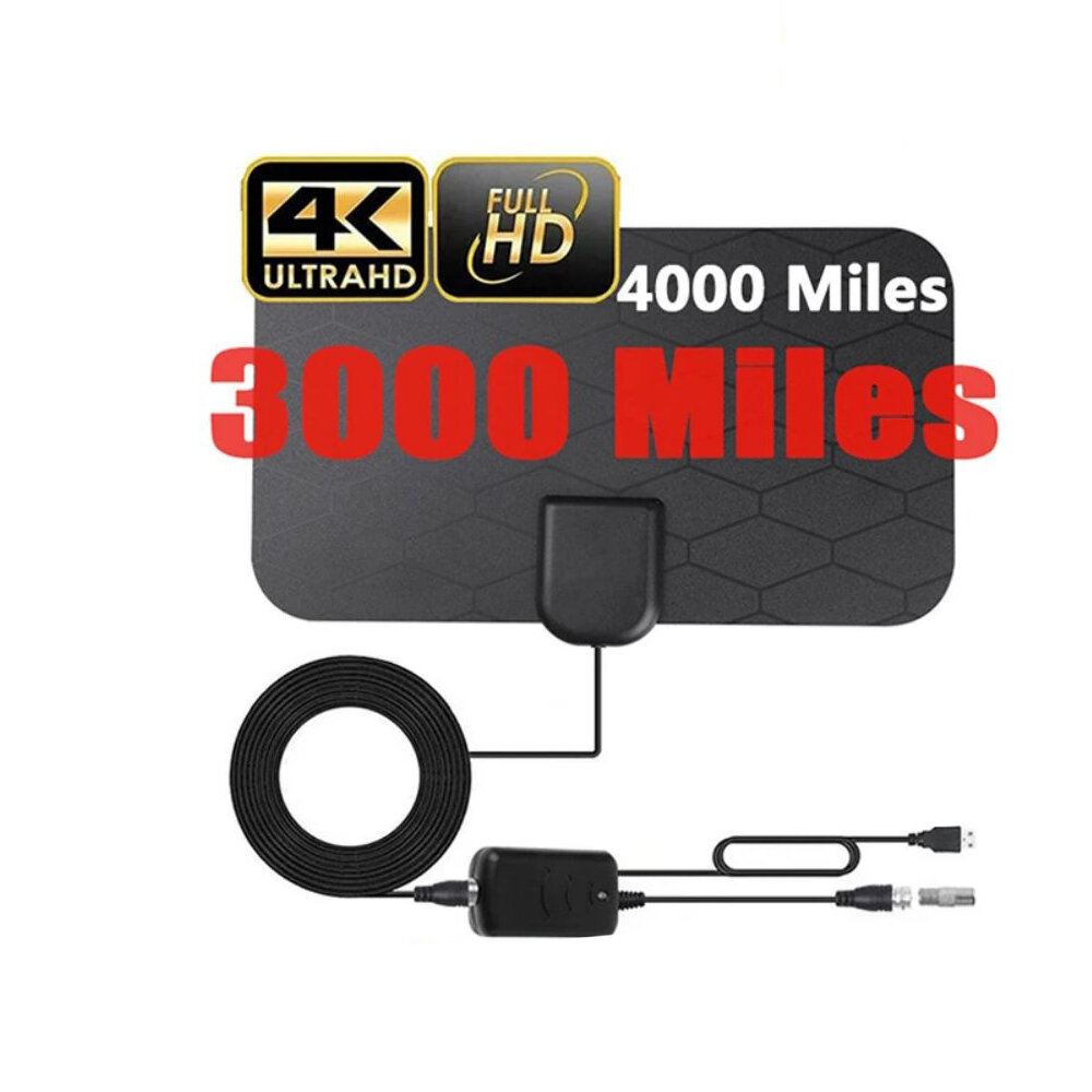 3000 миль 8K цифровая DVB-T2 телевизионная антенна для помещений с усилителем 1080P антенна для автомобиля RV путешествия Smart TV