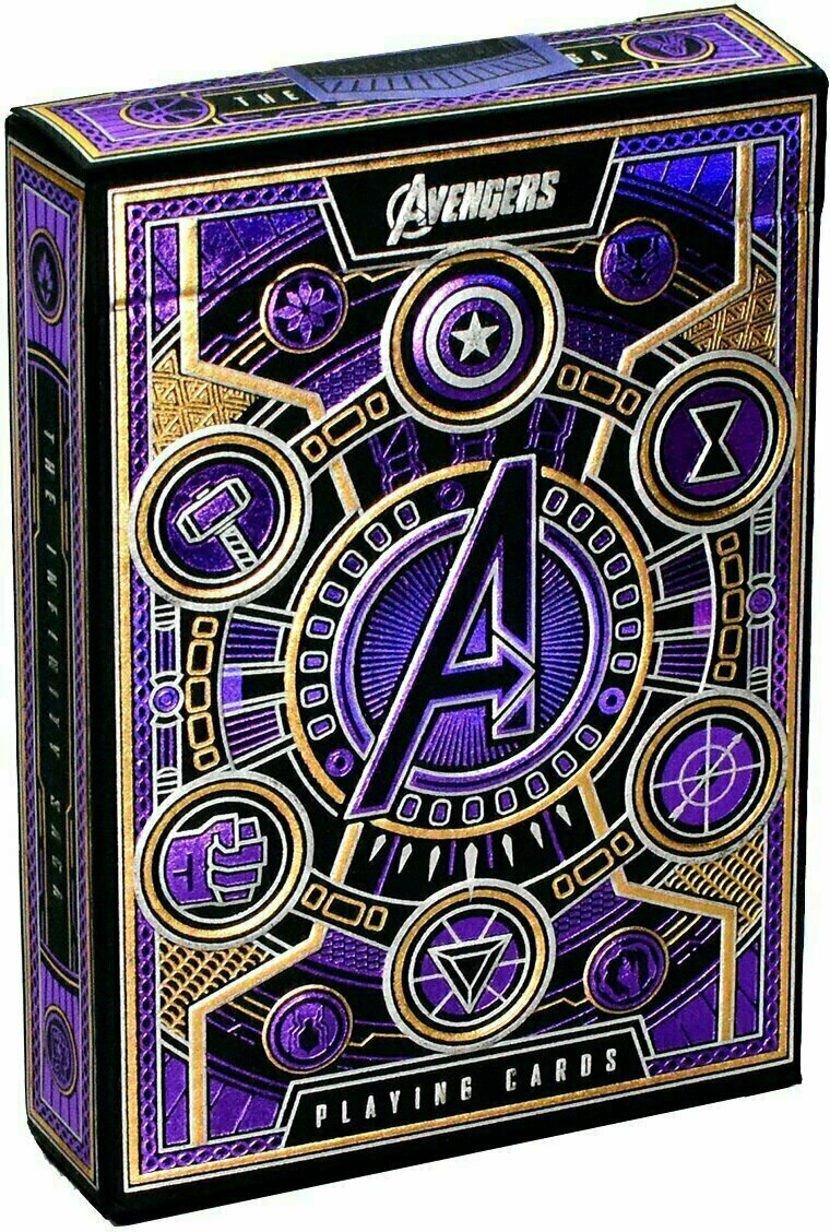 Avengers: Infinity Saga, игральные карты Мстители: Сага бесконечности от Theory11