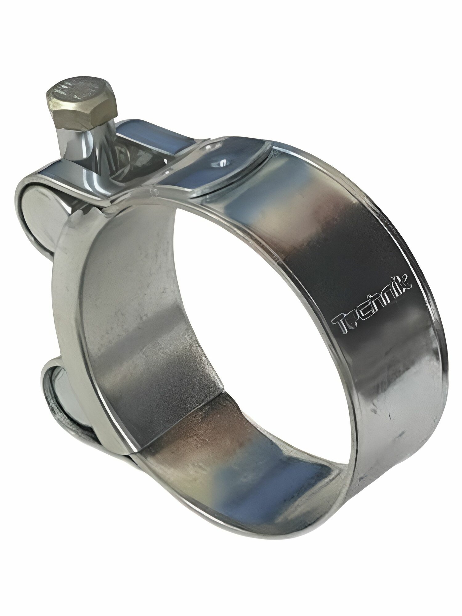 Хомут силовой одноболтовый 60-63 мм (W1-оцинк) Technik 1шт