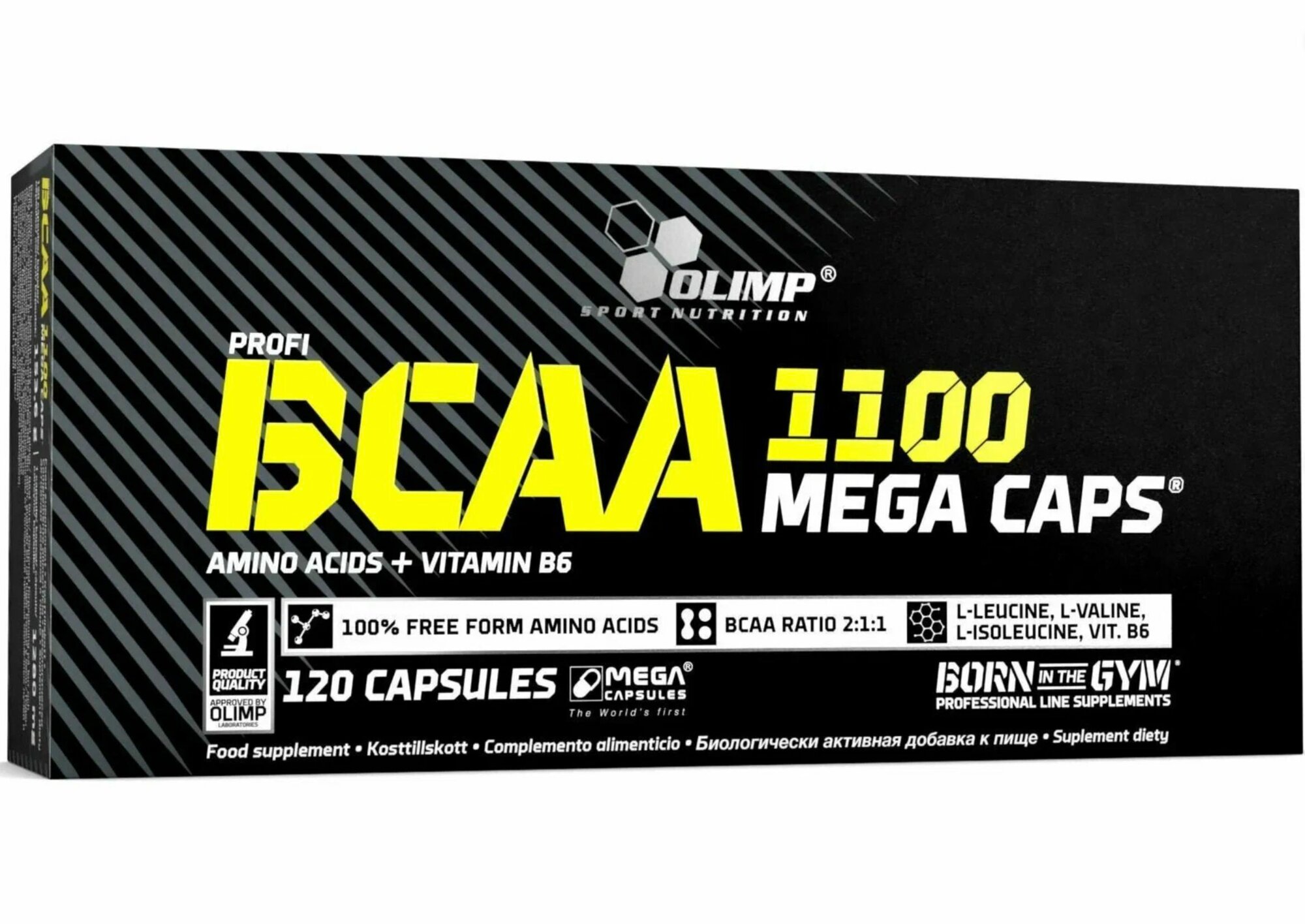 Olimp BCAA Mega Caps 1100 мг 120 капс.