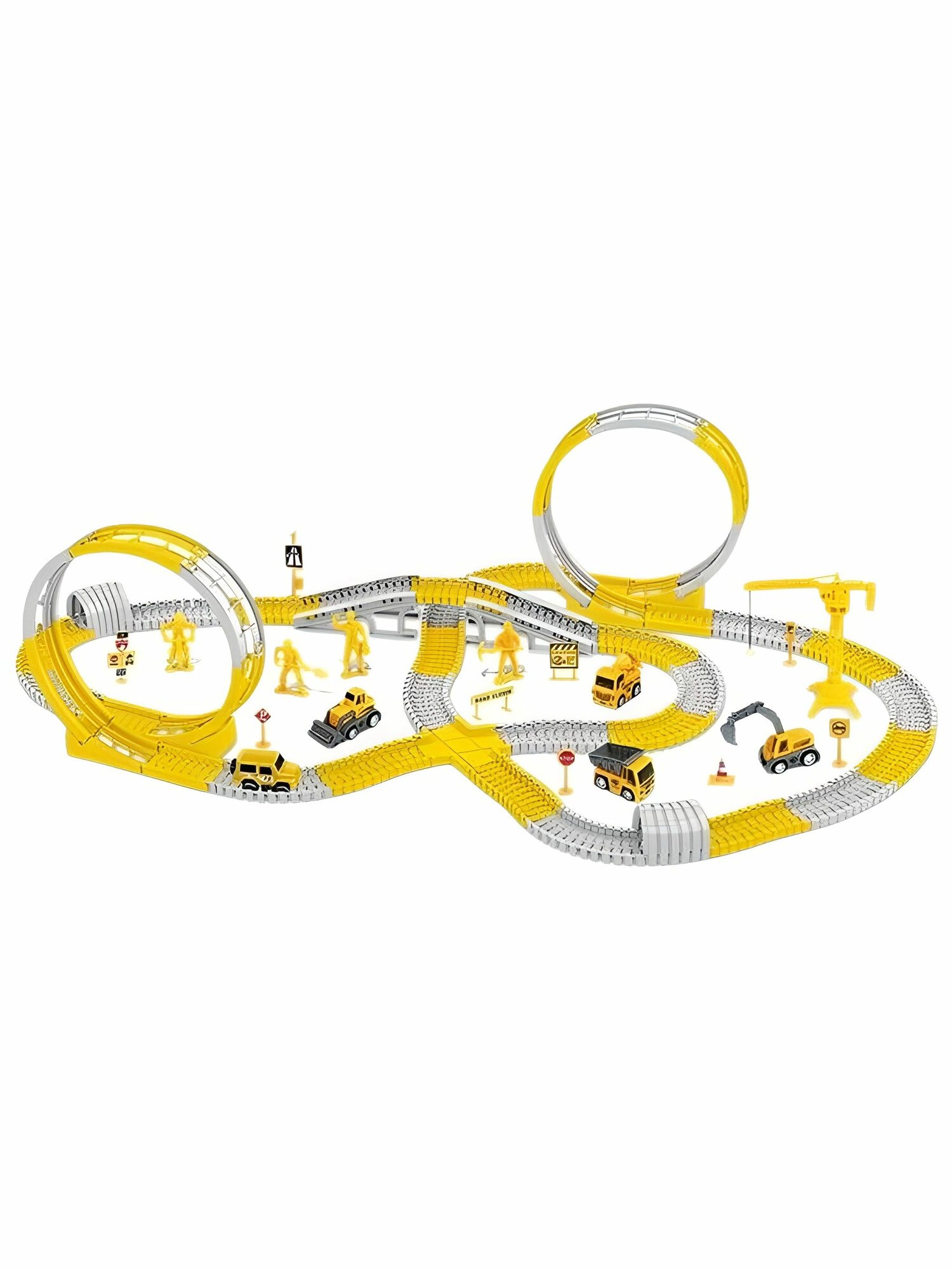 Трек со строительной техникой