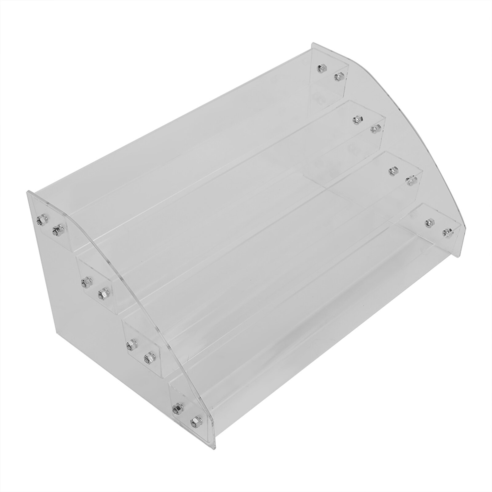 Многослойные прозрачные акриловые подставки для подставки для подставки для косметического хранения четырех слоев