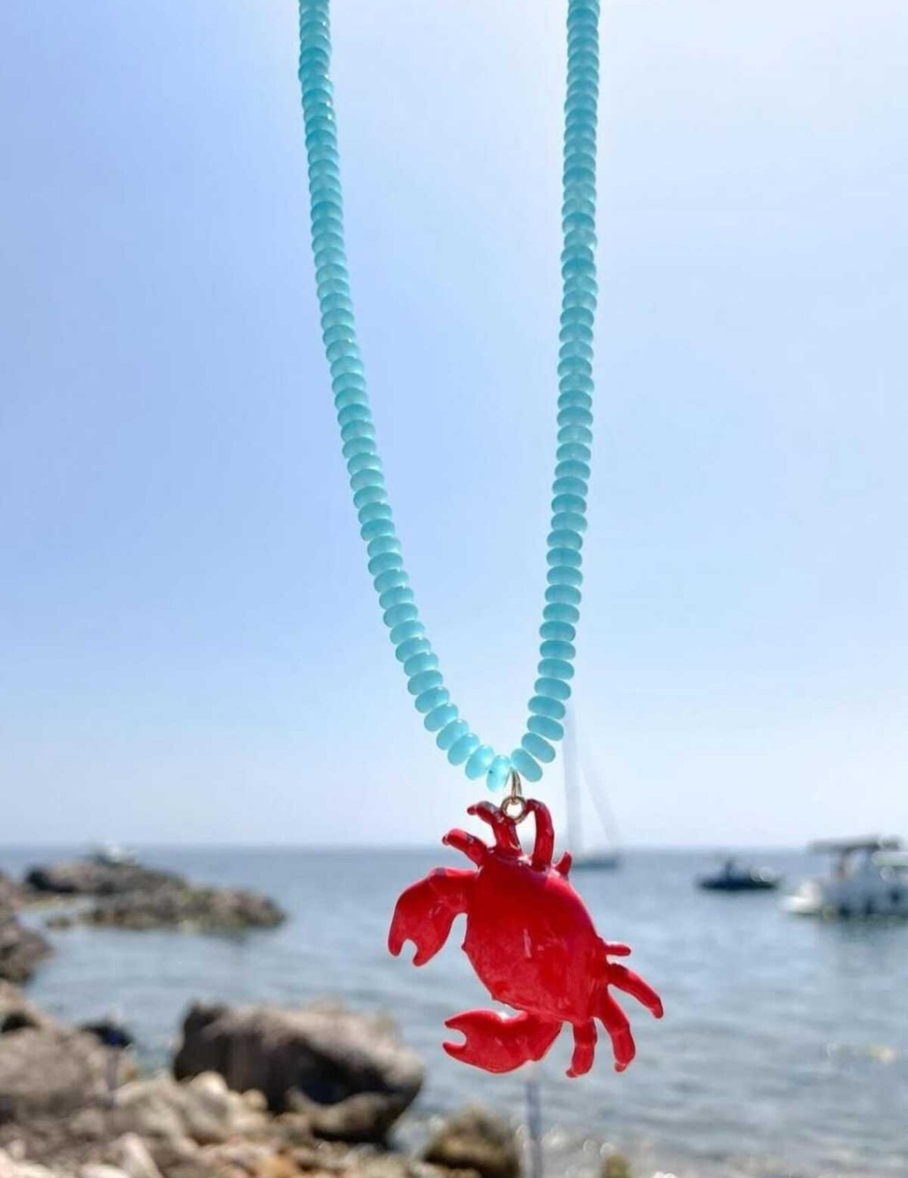 Колье, металл, бирюза, аквамарин синтетический